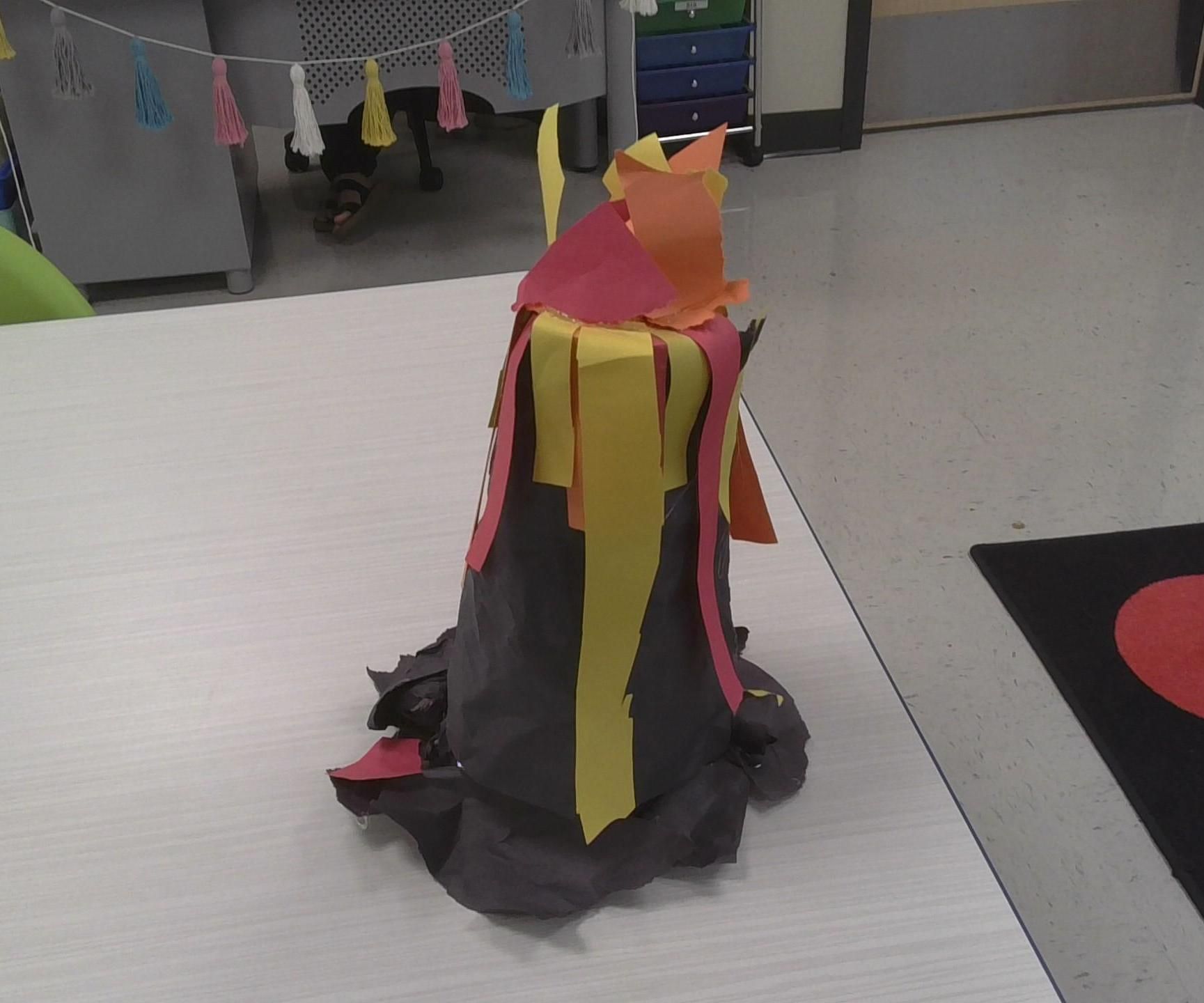 Paper and Cardboard Volcano : 9 Steps - Instructables