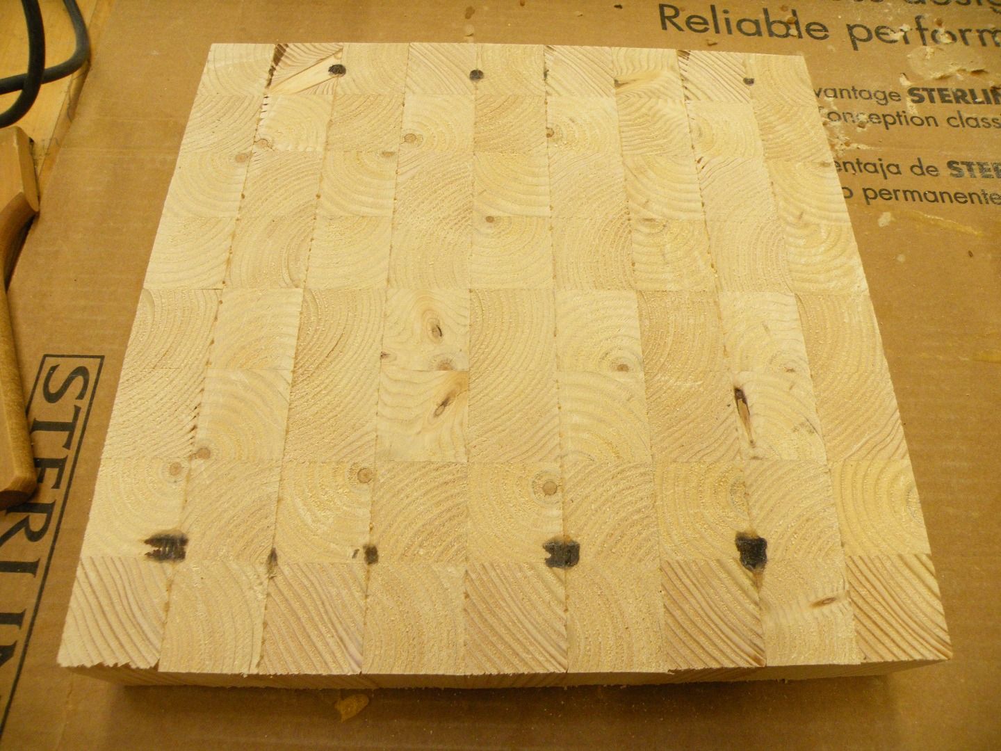 2x4 End Grain Cutting Board / Butcher Block : 13 Steps (with Pictures ...