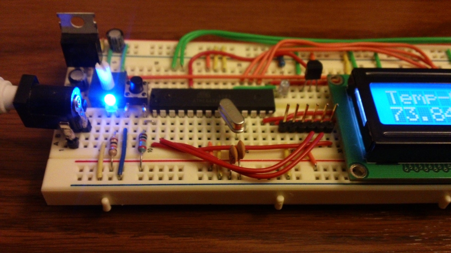 Arduino From Scratch Digital Thermometer 7 Steps With Pictures Instructables