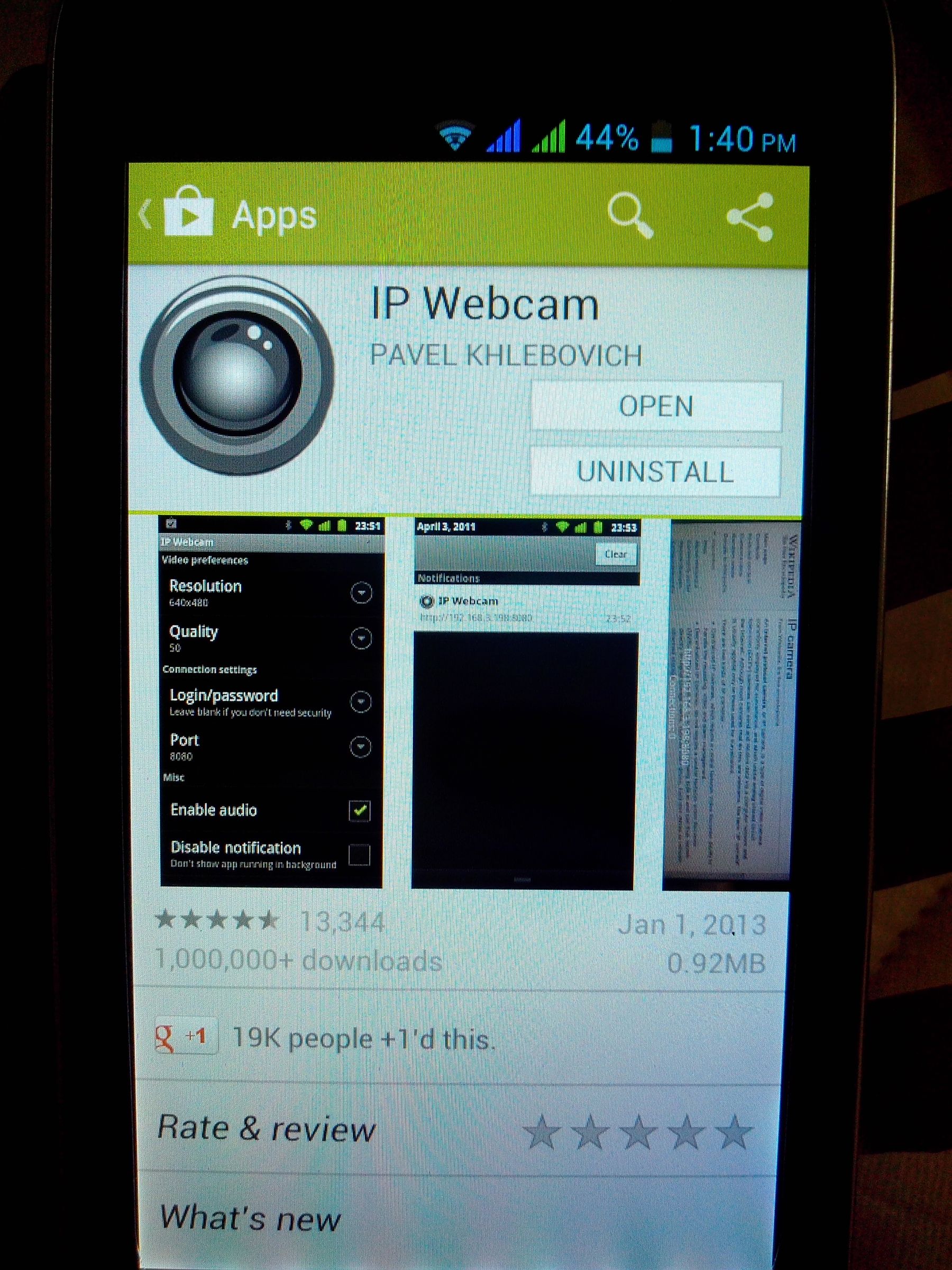IP SECURITY CAMERA USING ANDROID PHONE - Instructables
