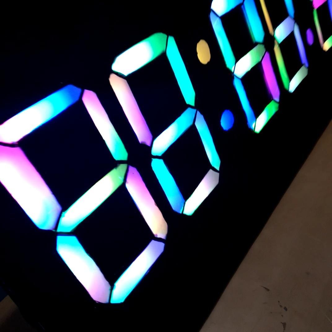 7-Segment Digital Clock Using LED Strip Lights : 13 Steps - Instructables