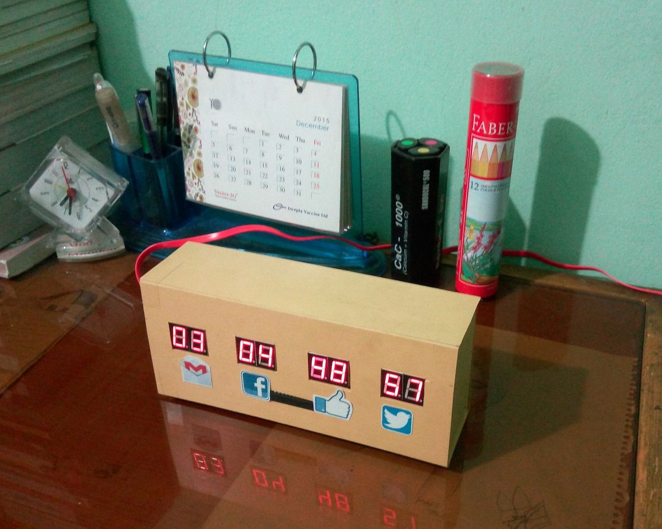 Raspberry Pi Desk Notifier : 18 Steps (with Pictures) - Instructables