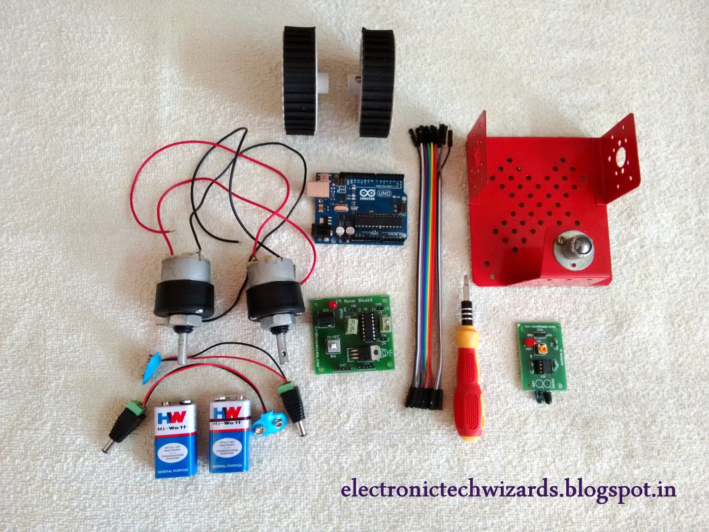 SIMPLE LINE FOLLOWER ROBOT(single Sensor) : 7 Steps (with Pictures ...