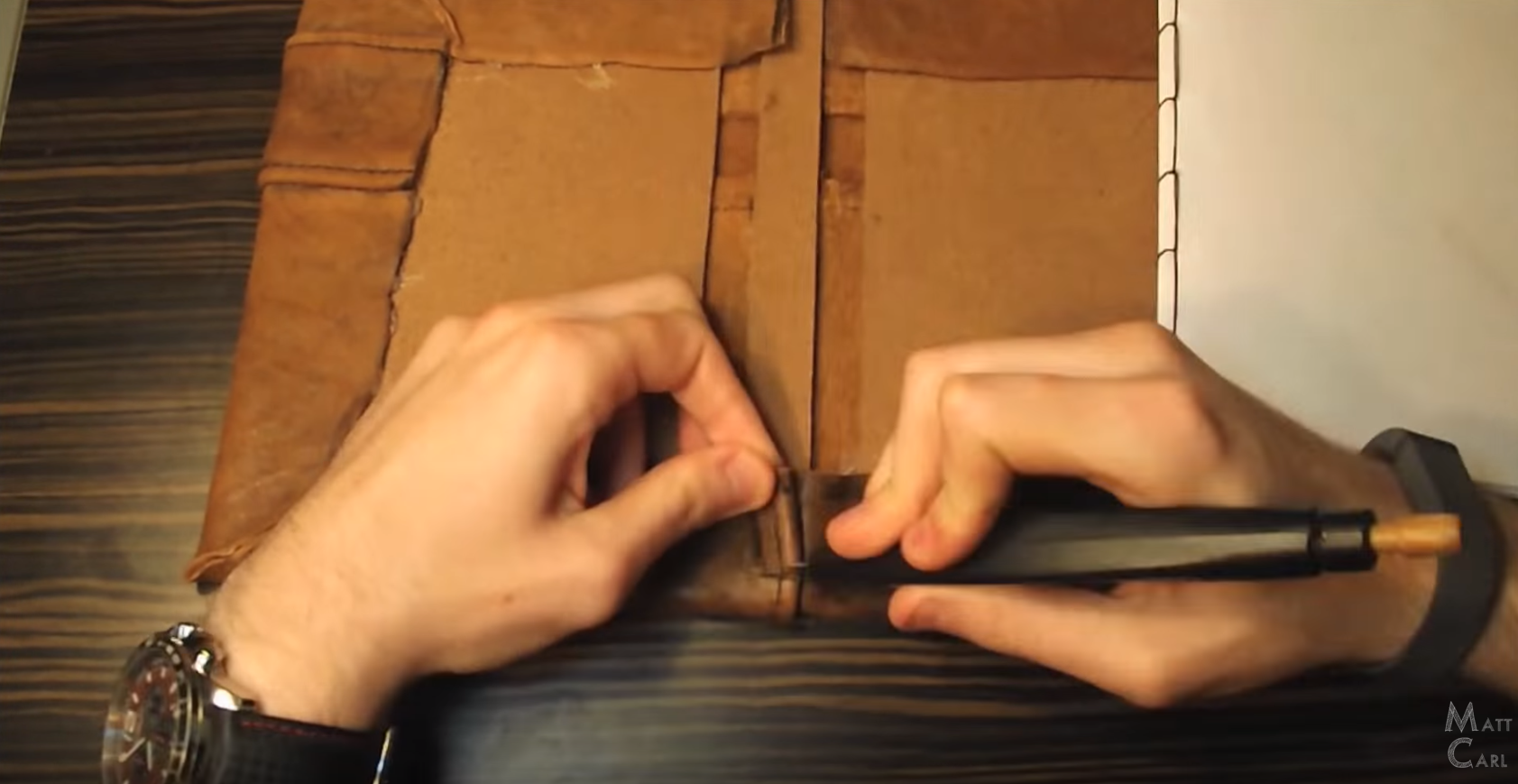 Leather-Bound Book From Scratch : 5 Steps (with Pictures) - Instructables