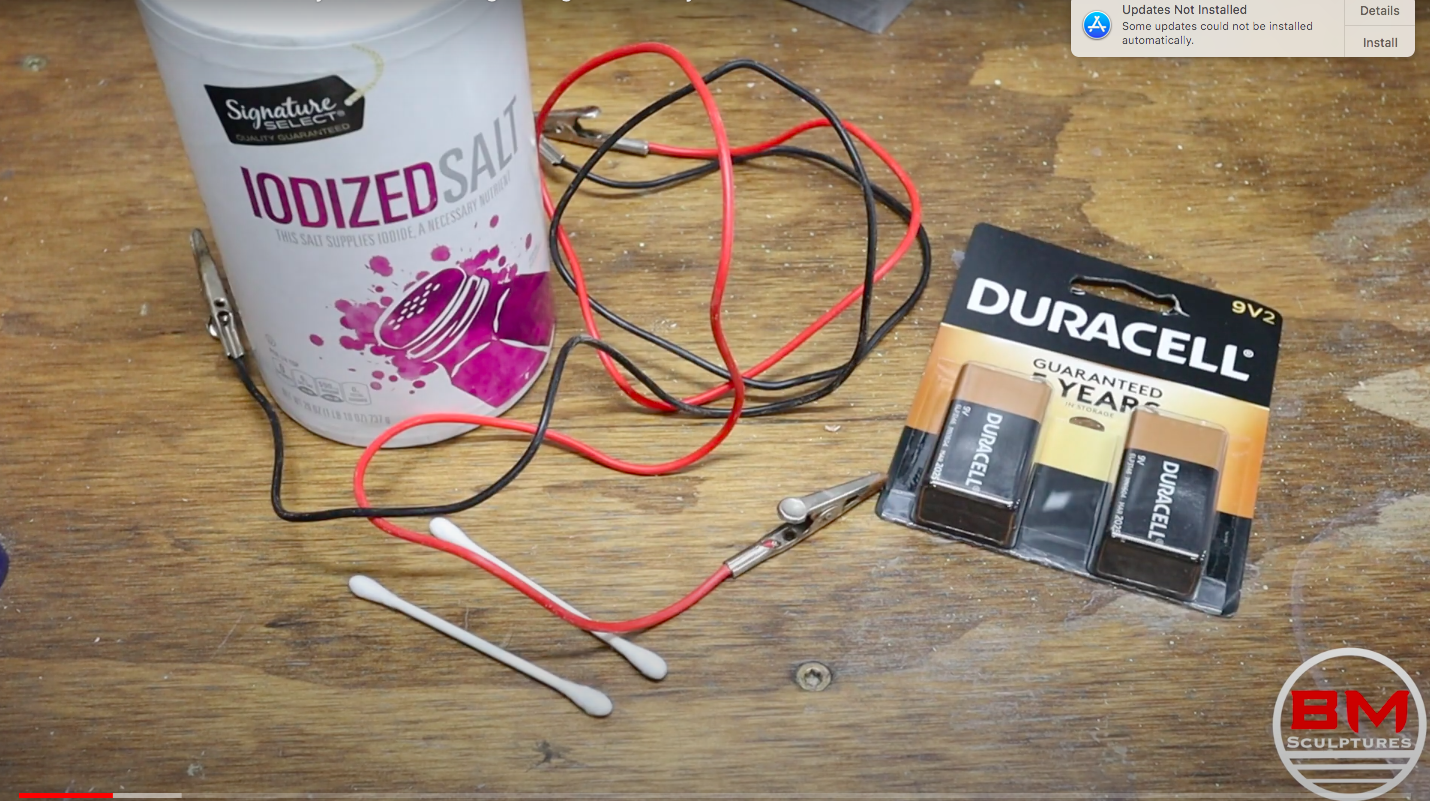 How to Metal Etch / Easy Metal Etching Using Electricity : 13 Steps ...