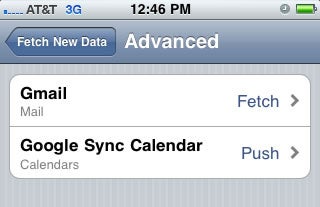 Setup IPhone to Fetch Gmail and Push Google Calendar : 5 Steps ...