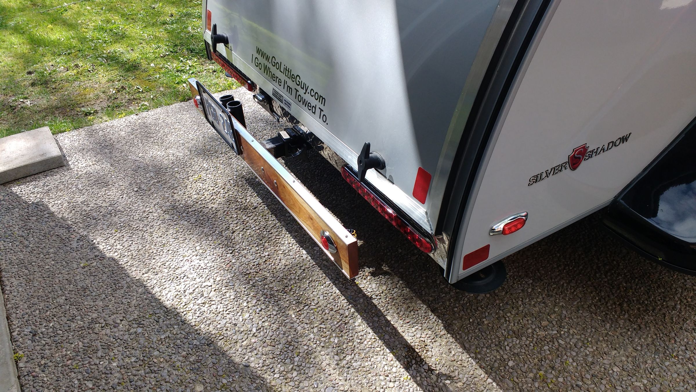 A Hitch Mounted Removable Wooden Bumper : 7 Steps (with Pictures ...