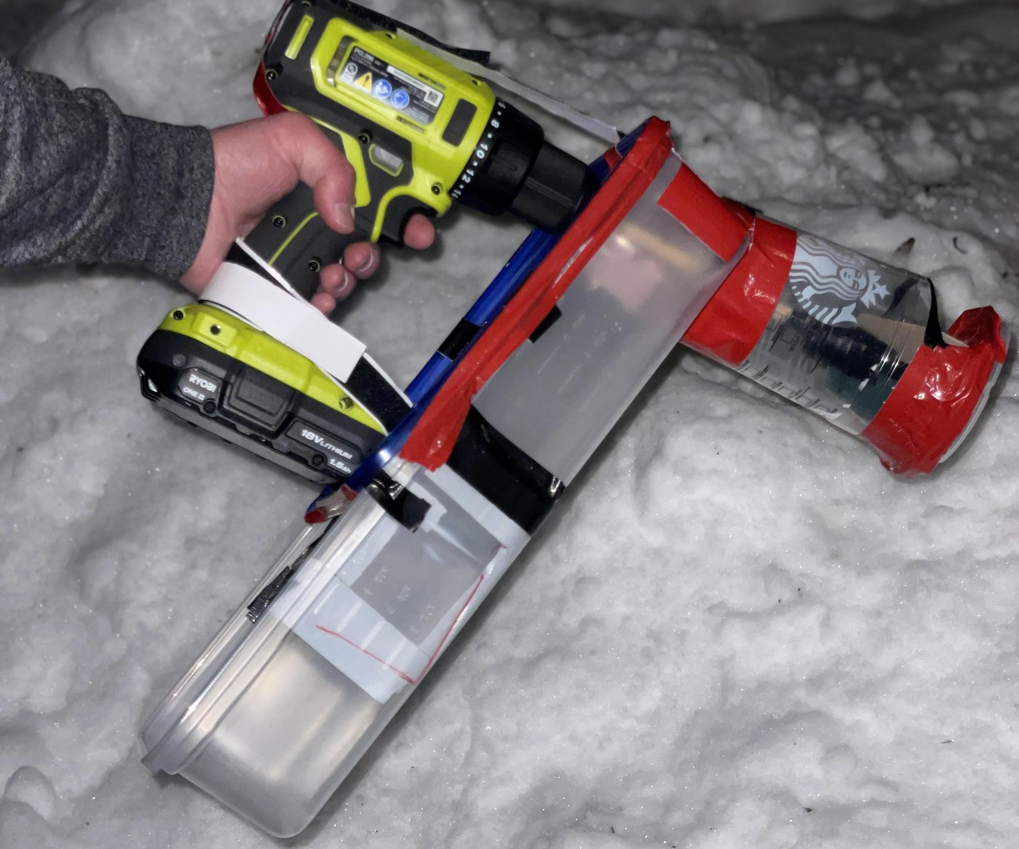 How to Make a DIY Drill Powered Salt Spreader! : 5 Steps - Instructables