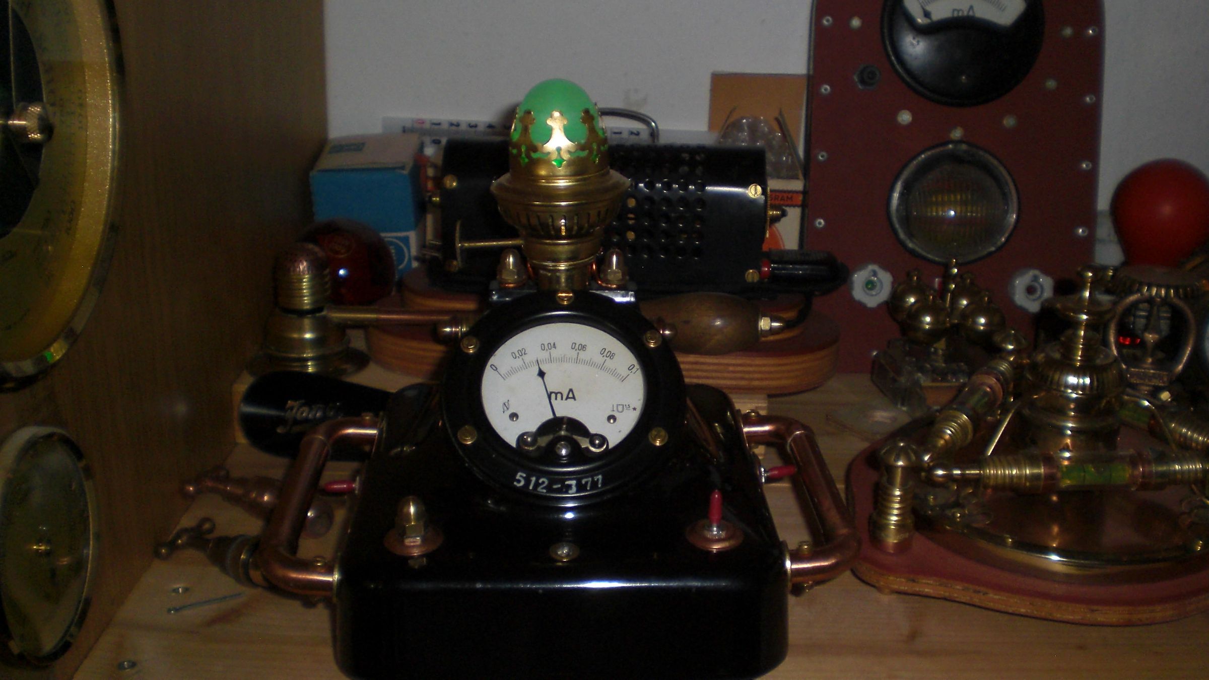 Steampunked Lightning Detector"Jupiter" : 4 Steps (with Pictures ...