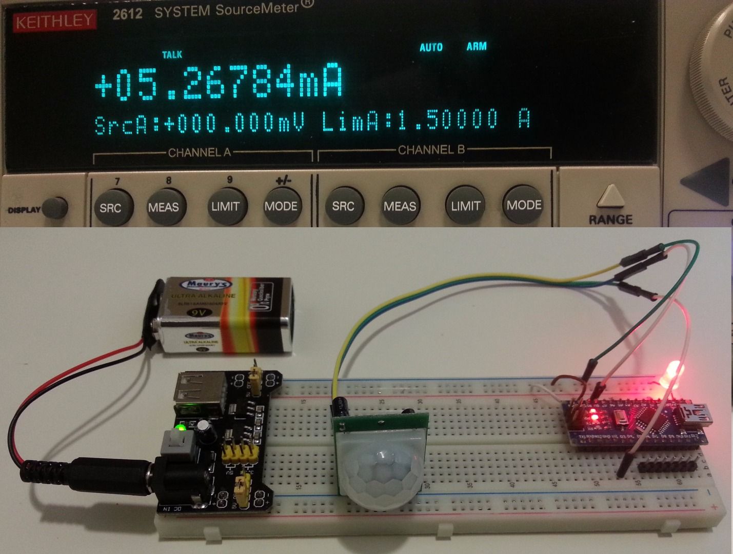 PIR Motion Detector With Arduino: Operated at Lowest Power Consumption ...