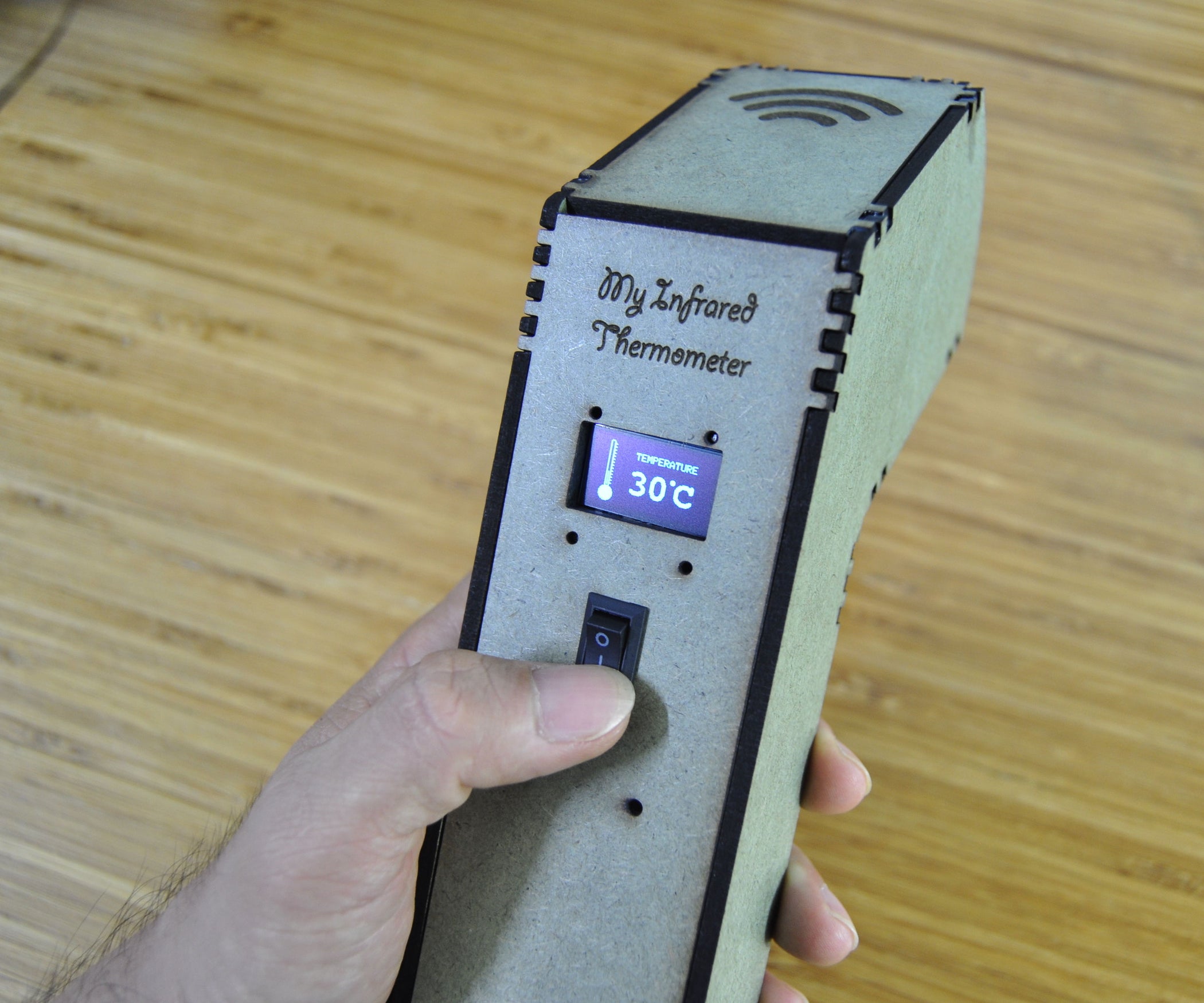 Arduino Infrared Thermometer Gun MDF Case : 4 Steps (with Pictures ...
