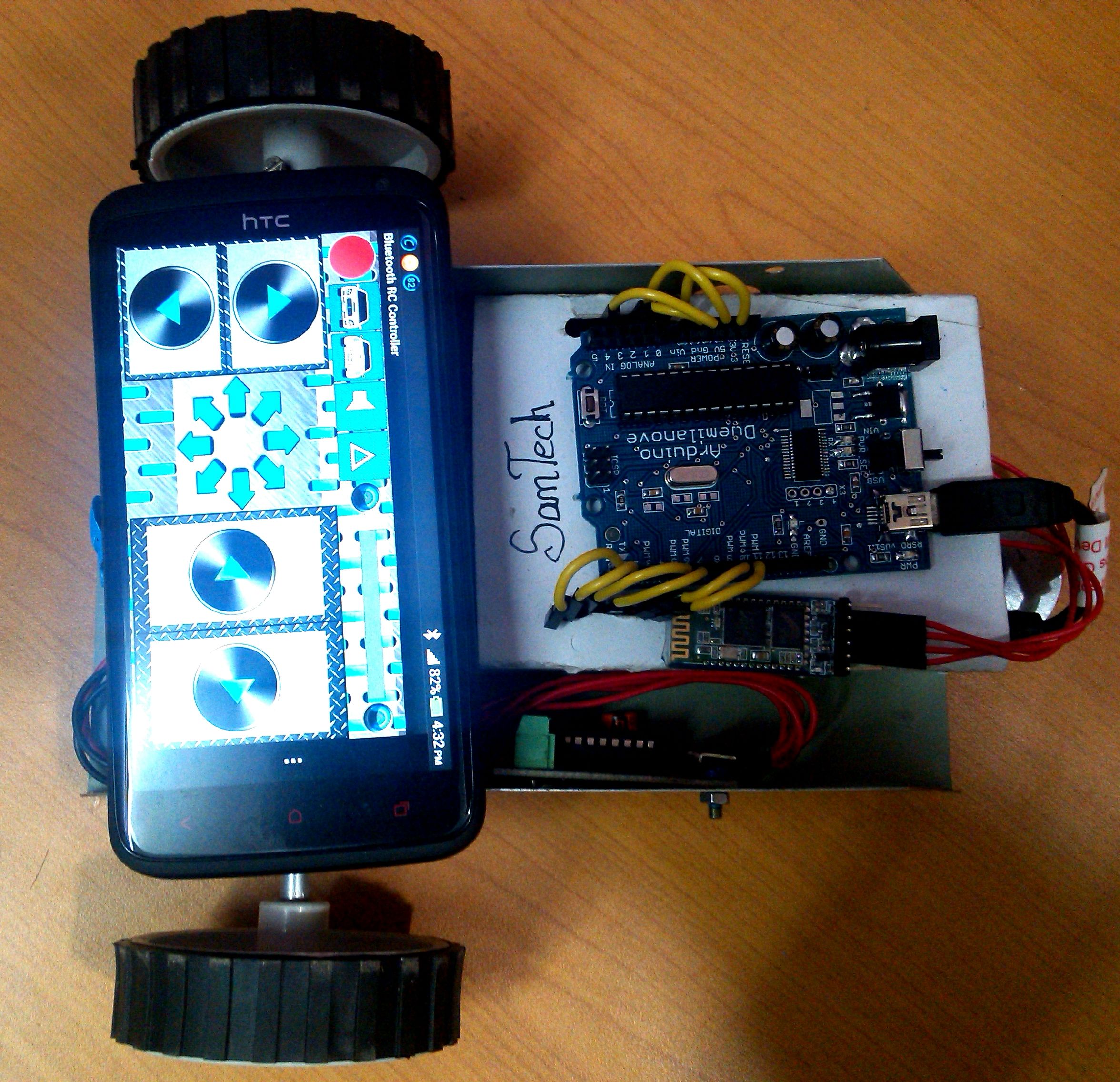 Android + Arduino + Bluetooth Controlled RC Toy : 5 Steps - Instructables