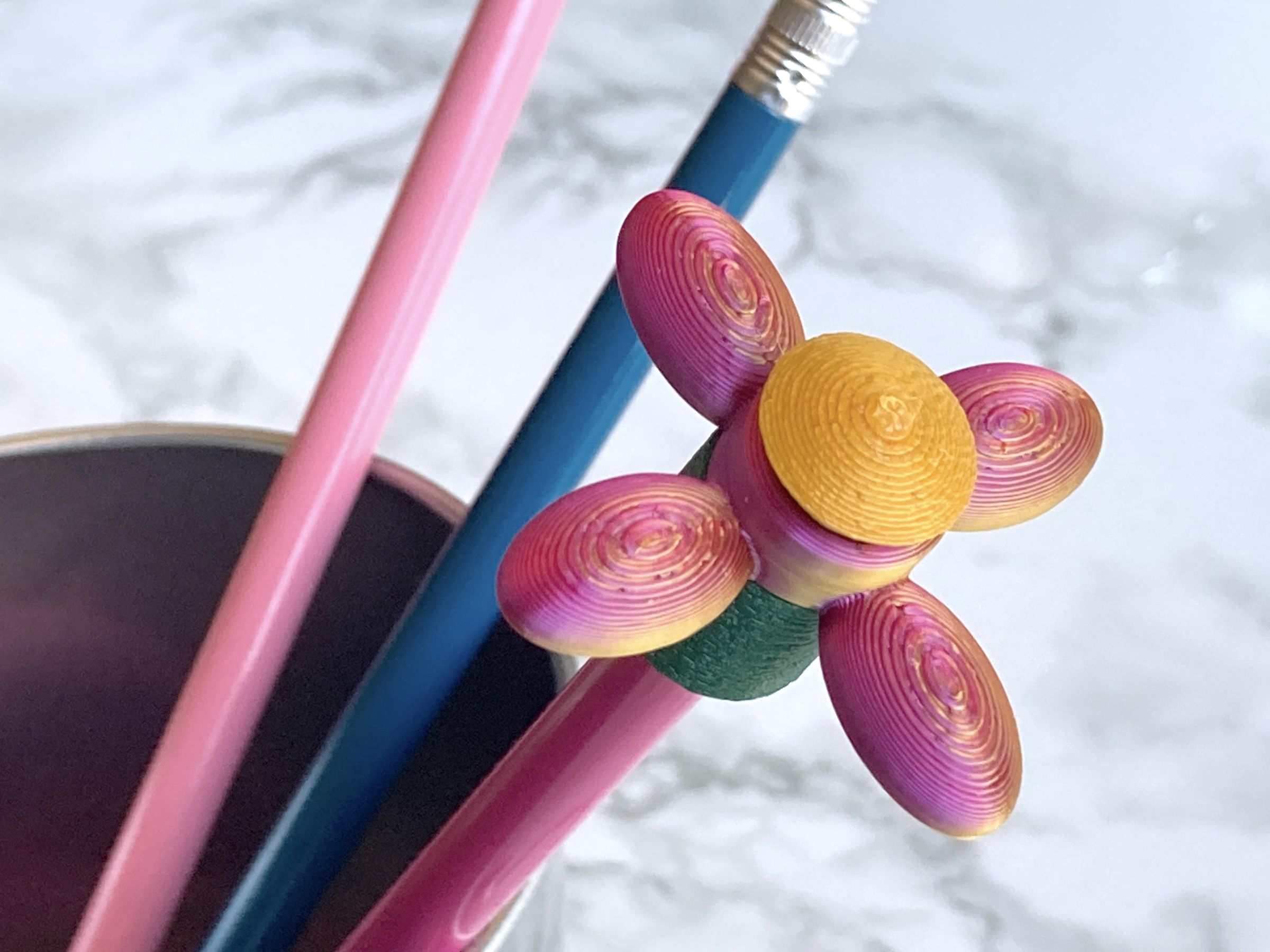 3D Printed Pencil Topper + Fidget Toy : 5 Steps (with Pictures ...