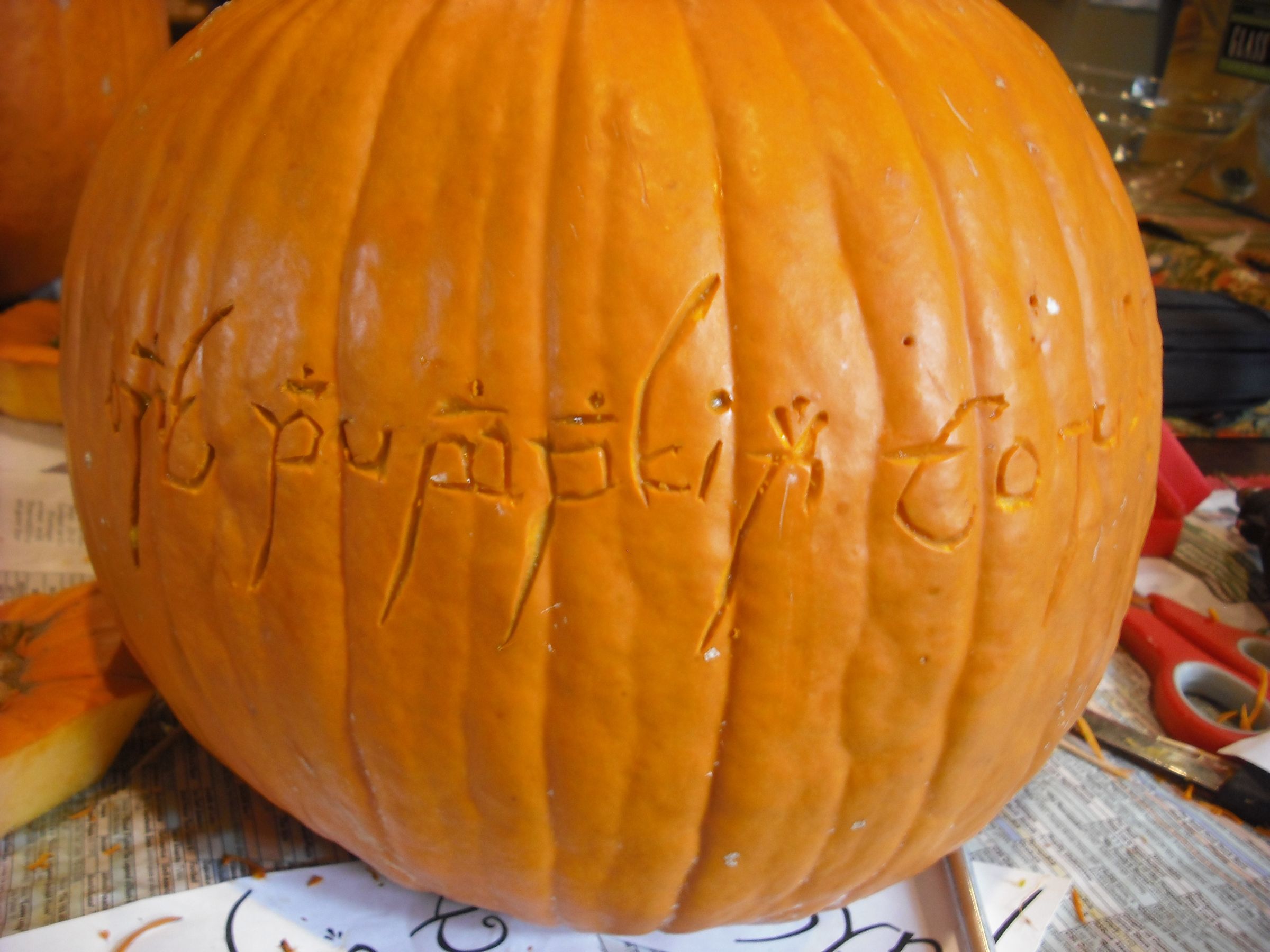 Lord of the Rings Inspired Pumpkin : 5 Steps - Instructables