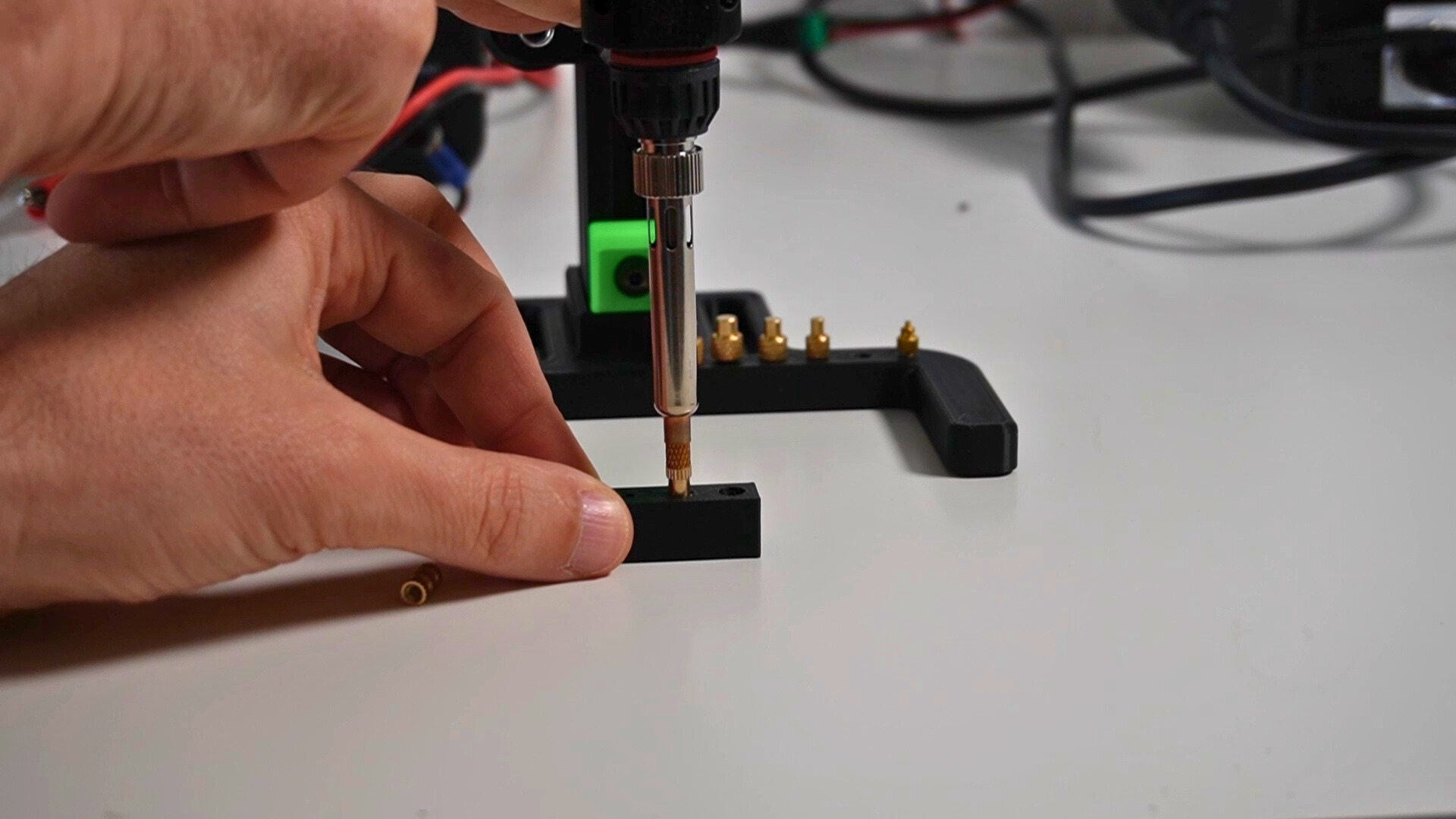 DIY Heat-Set Threaded Insert Press for 3D Printed Parts : 8 Steps (with ...