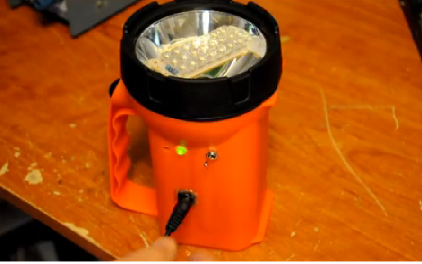 The Super Capacitor Flashlight With Custom Charger and Voltage Booster ...