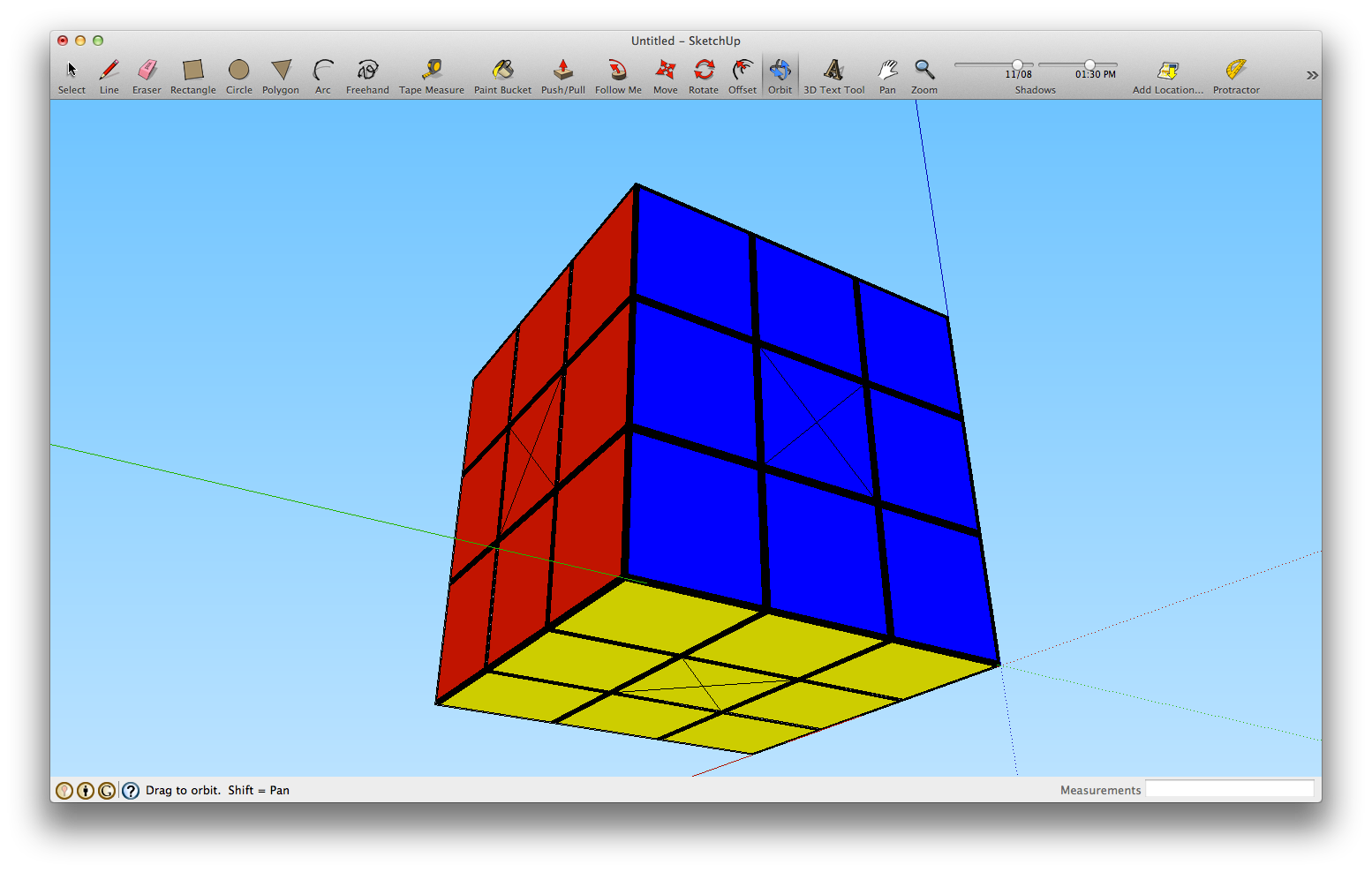 Working Rubik's Cube on Google SketchUp : 5 Steps - Instructables
