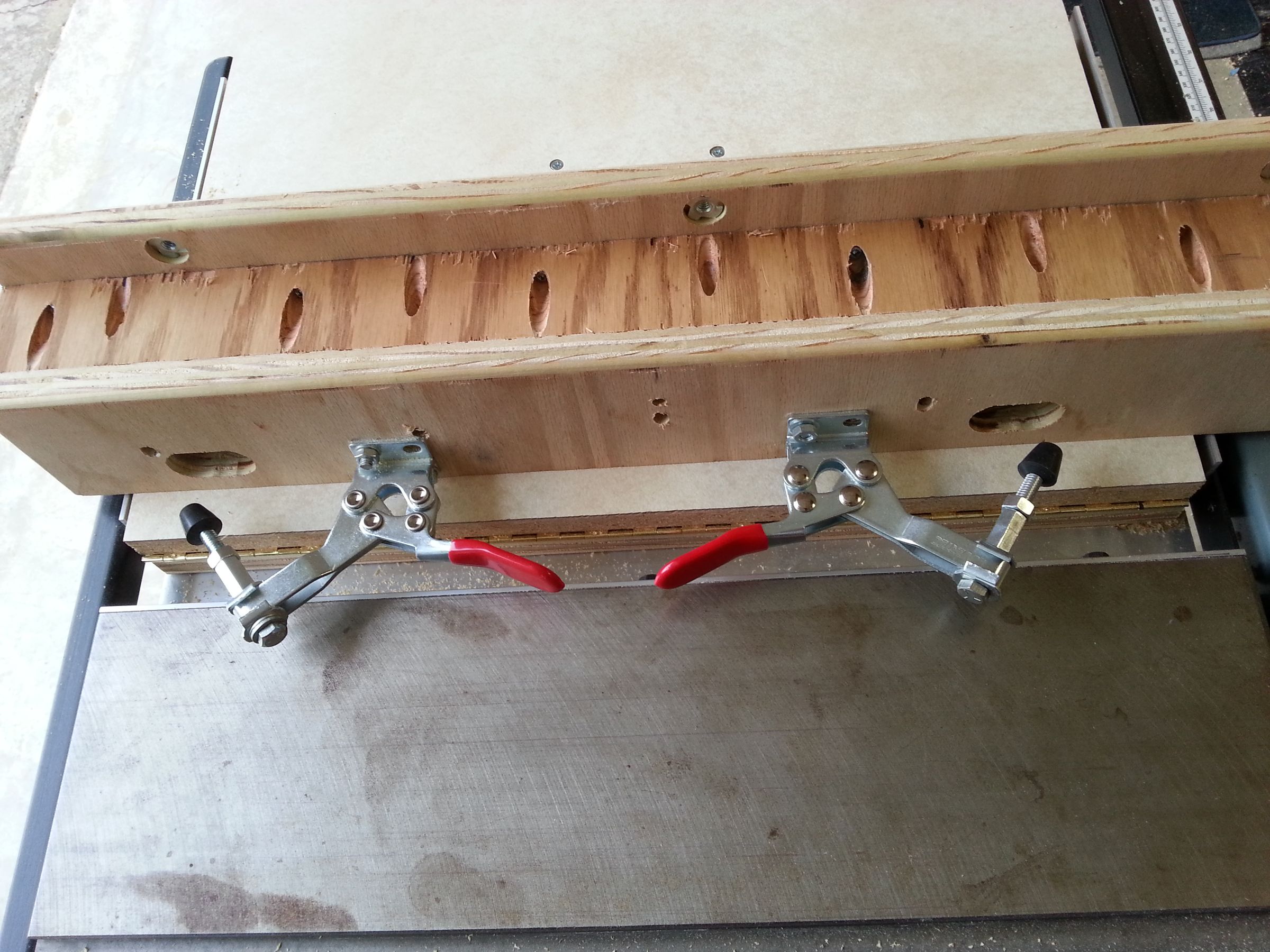 Auxiliary Aluminum T-track Fence for Your Table Saw for Under $50 : 12 ...