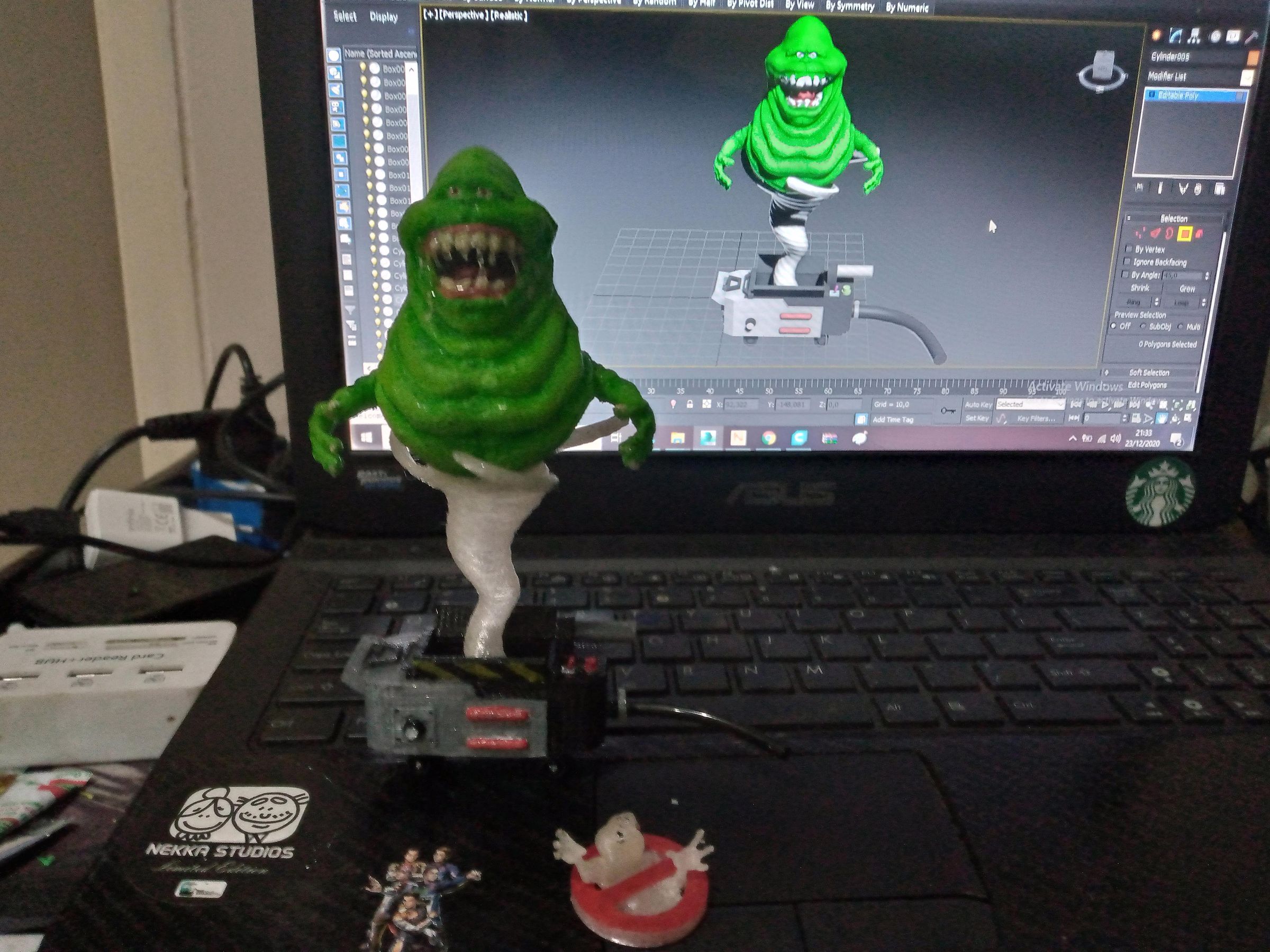 Slimer on the Trap With Led Effect : 5 Steps (with Pictures ...