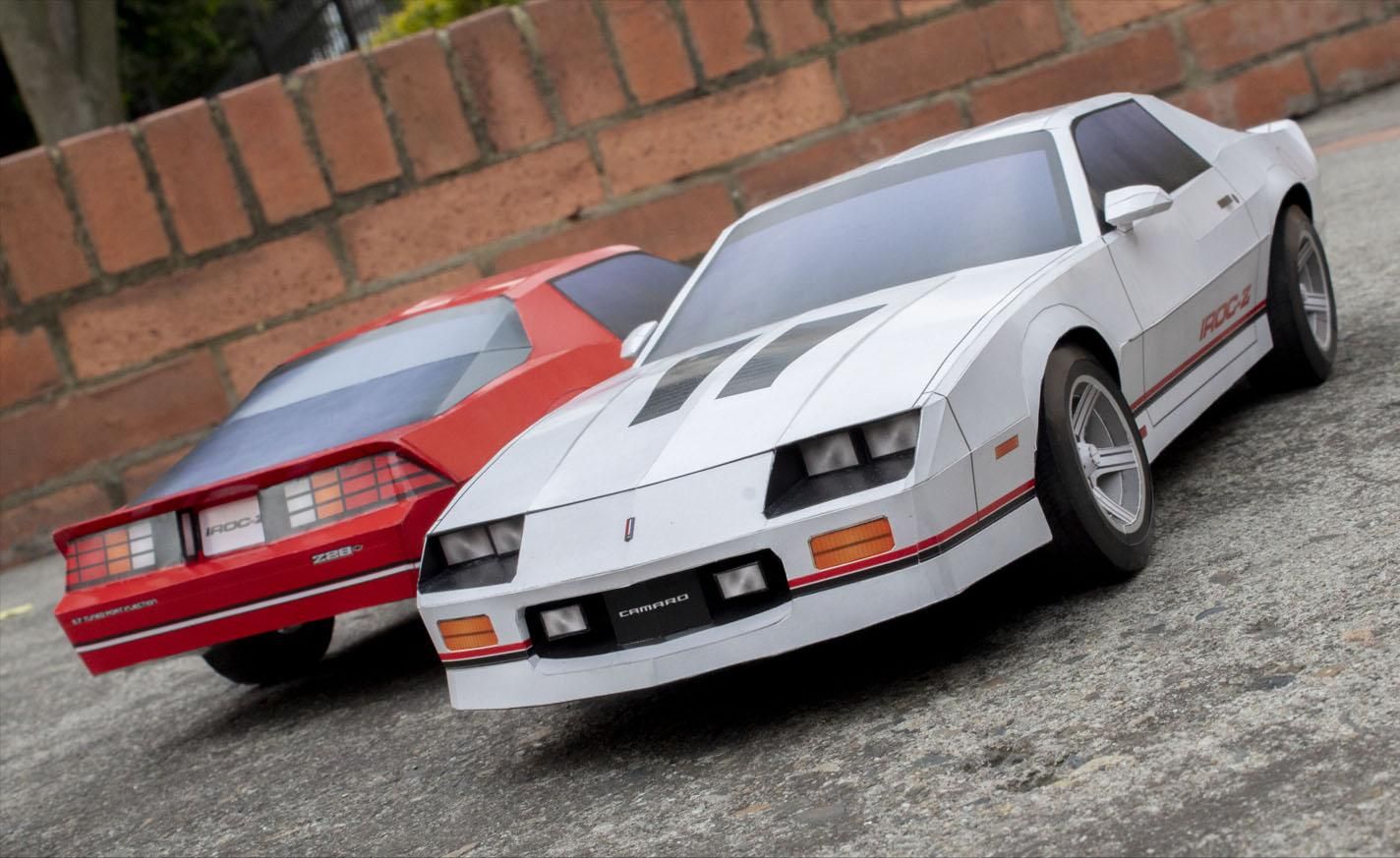 Camaro Z28 IROC-Z DIY Paper-Craft - Instructables