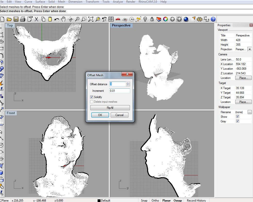 Preparing 3D Scans for 3D Printing, With Rhino and Netfabb Pro : 19 ...