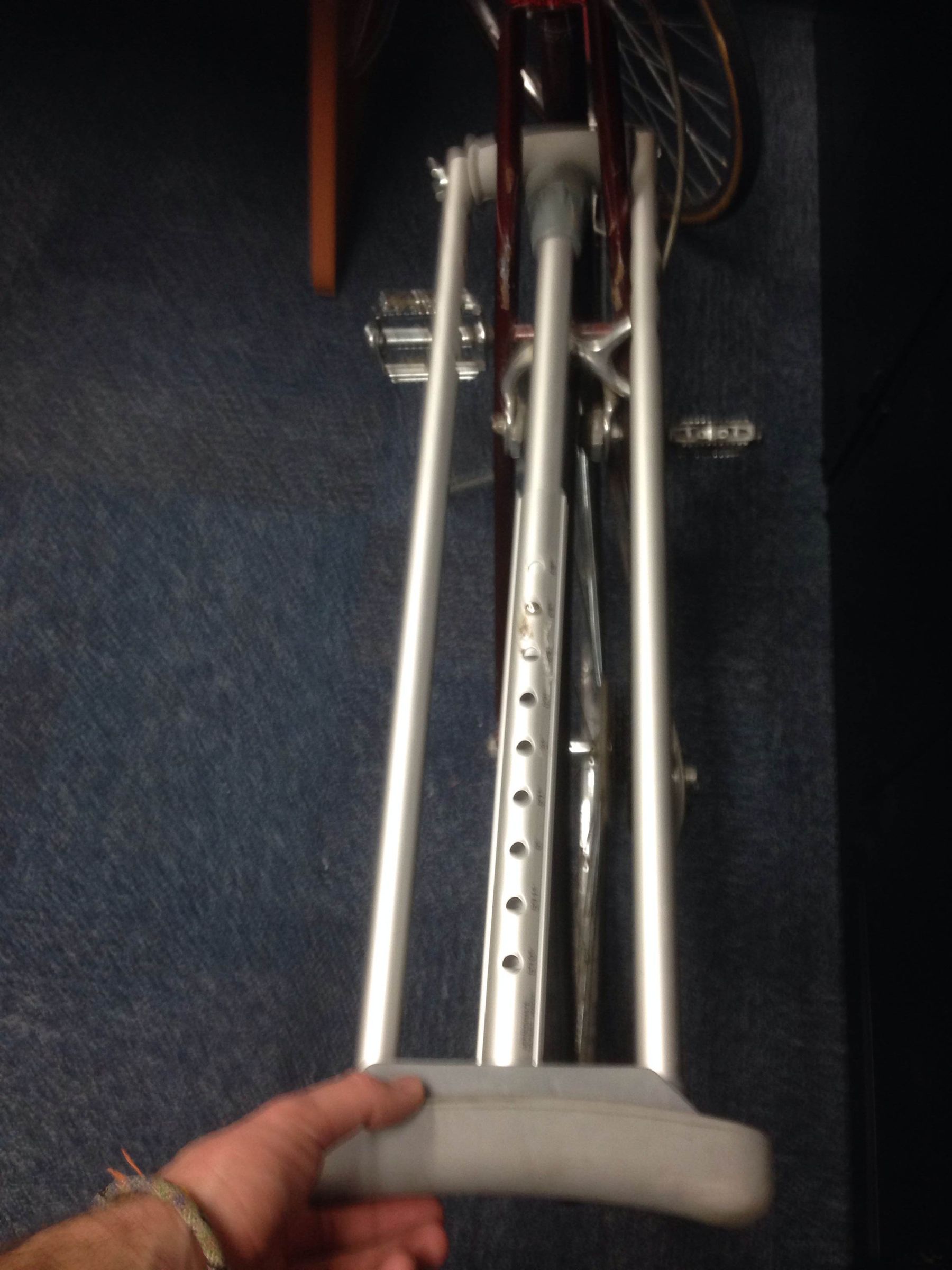 Turn a Crutch Into a Bike Rack : 4 Steps - Instructables