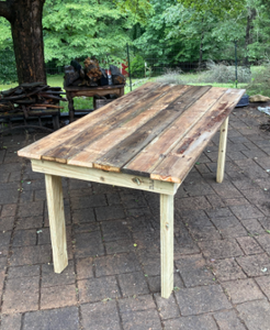 Simple Outdoor Table for Deck or Patio : 5 Steps - Instructables