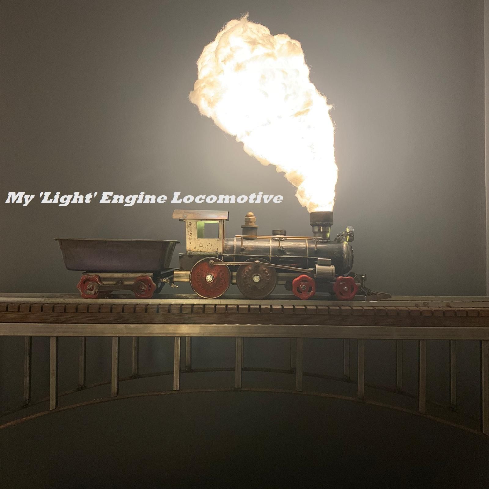 My ‘Light’ Engine Locomotive – a Unique Scrap Metal Train Lamp & Bridge ...