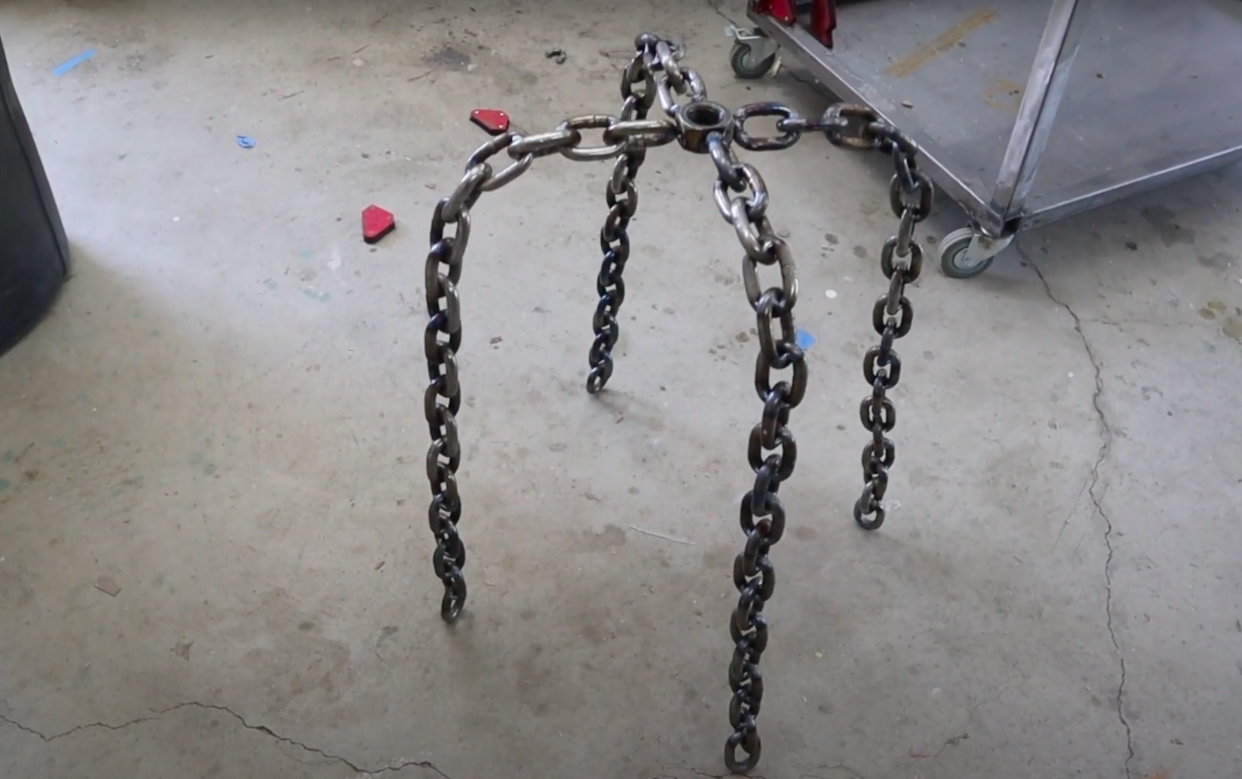 How I Made This Shop Chair Using Chain and Scrapwood : 10 Steps (with ...