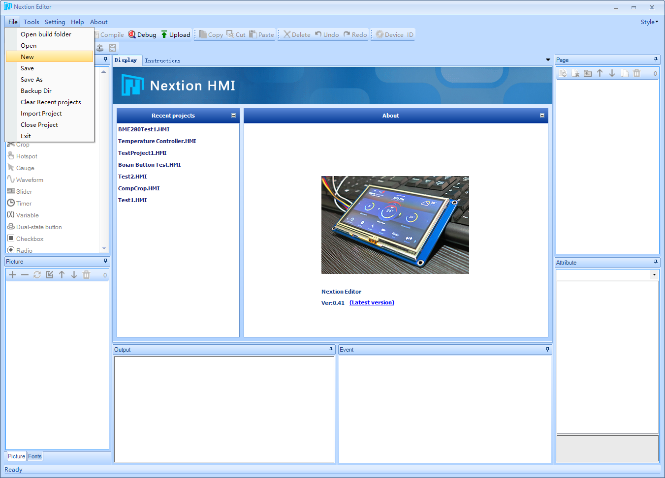 Arduino Nano and Visuino: Display BME280 Temperature Humidity and ...