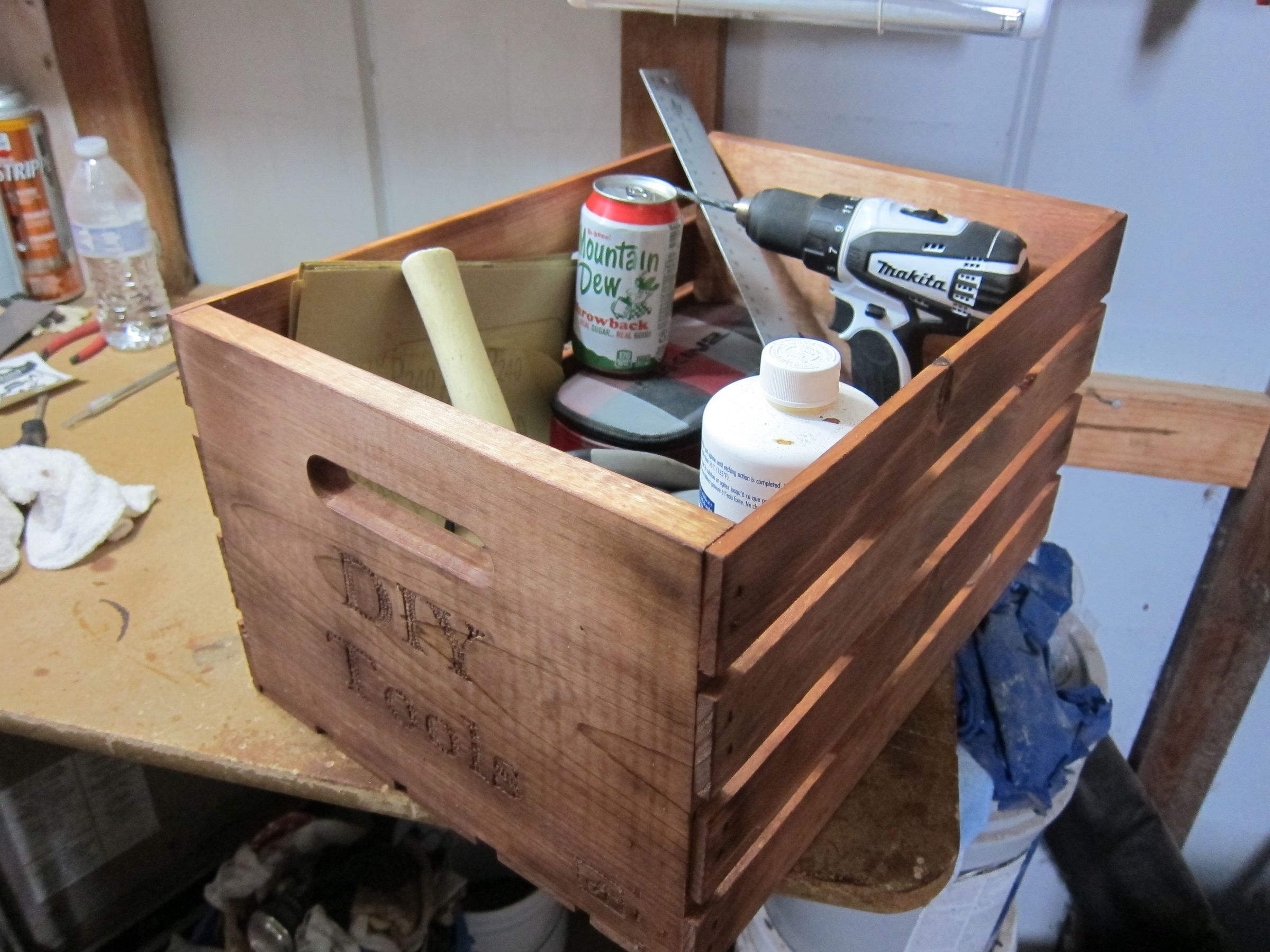 DIY Tools Crate | Wood Working and Just a Fun Project : 6 Steps (with ...