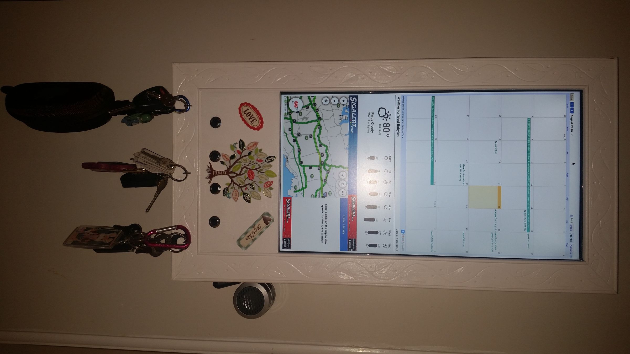 Raspberry Pi: Wall Mounted Calendar and Notification Center : 5 Steps ...