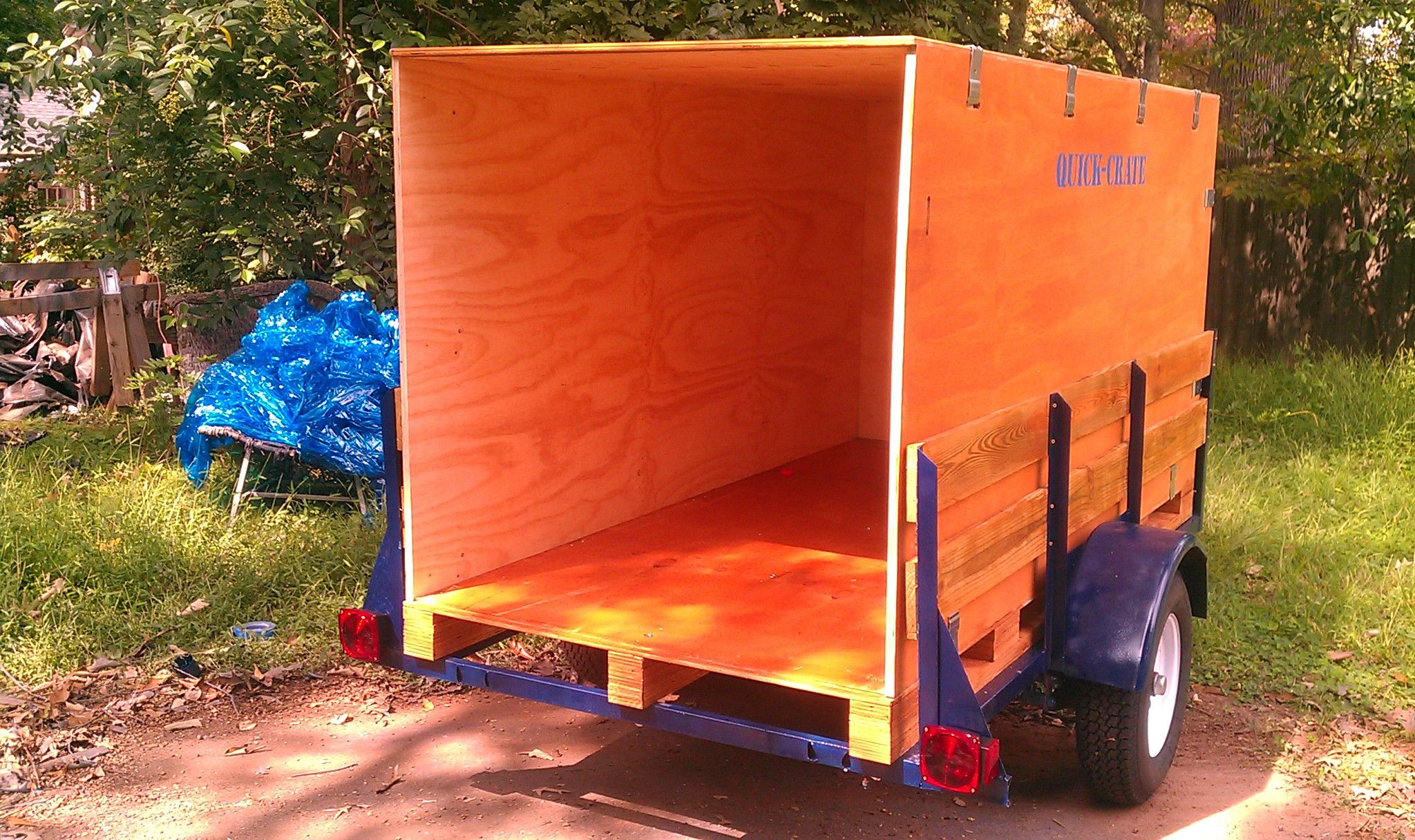 Quick-Crate Collapsible Utility Trailer : 6 Steps (with Pictures ...