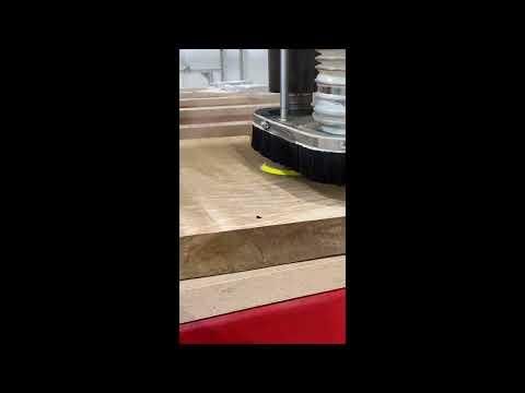 Automated Slab Surfacing and Floating Sanding Head for Live Edge Wood ...