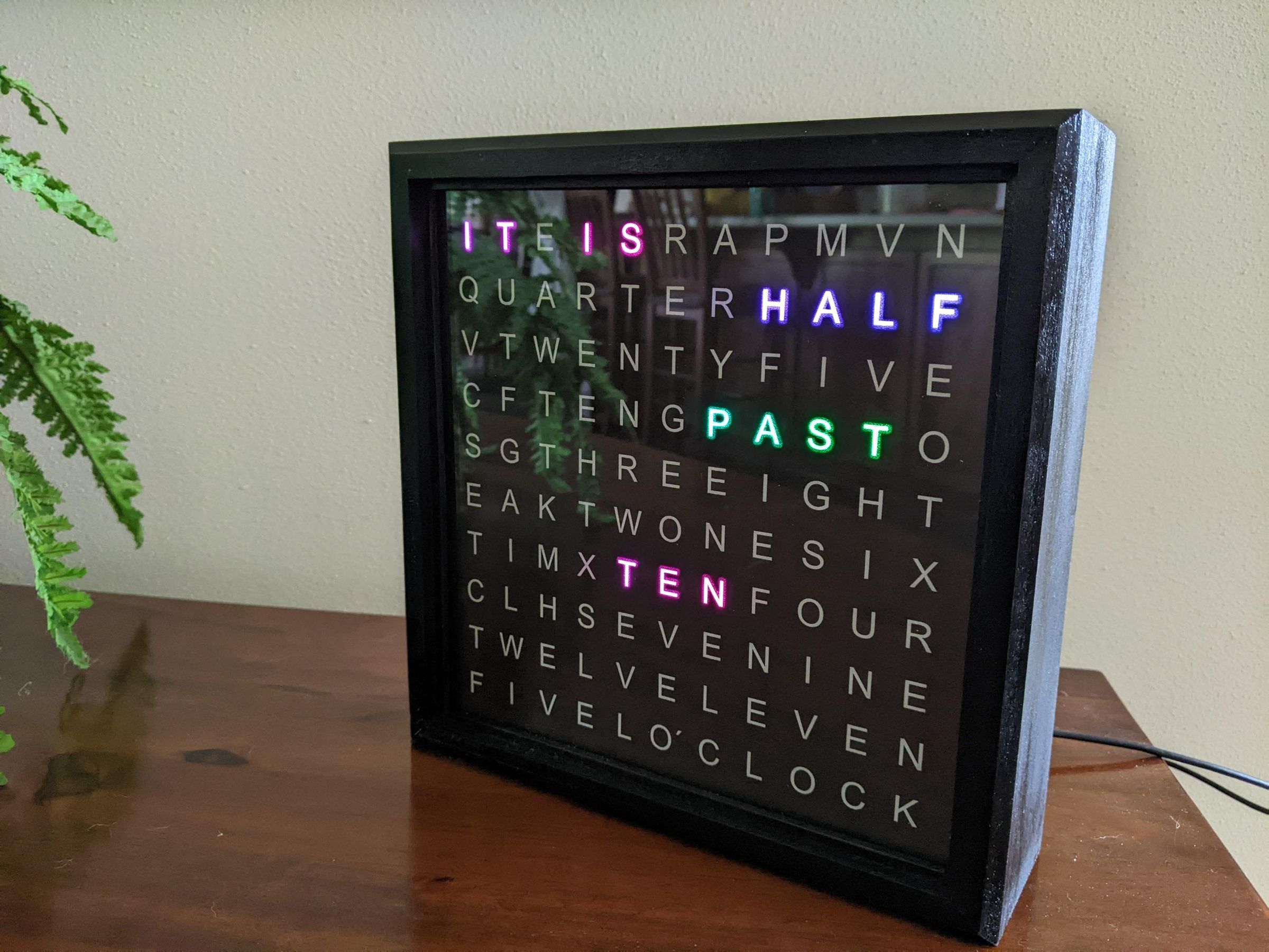 Lazy Words - Single LED Strip Word Clocks : 7 Steps (with Pictures) - Instructables