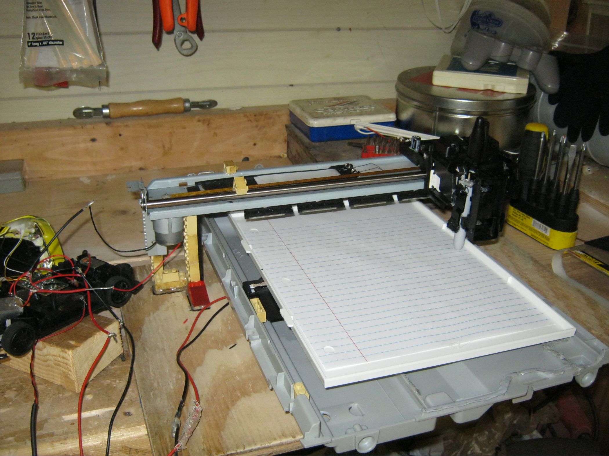 XY Plotter From HP Printer/scanner - Instructables