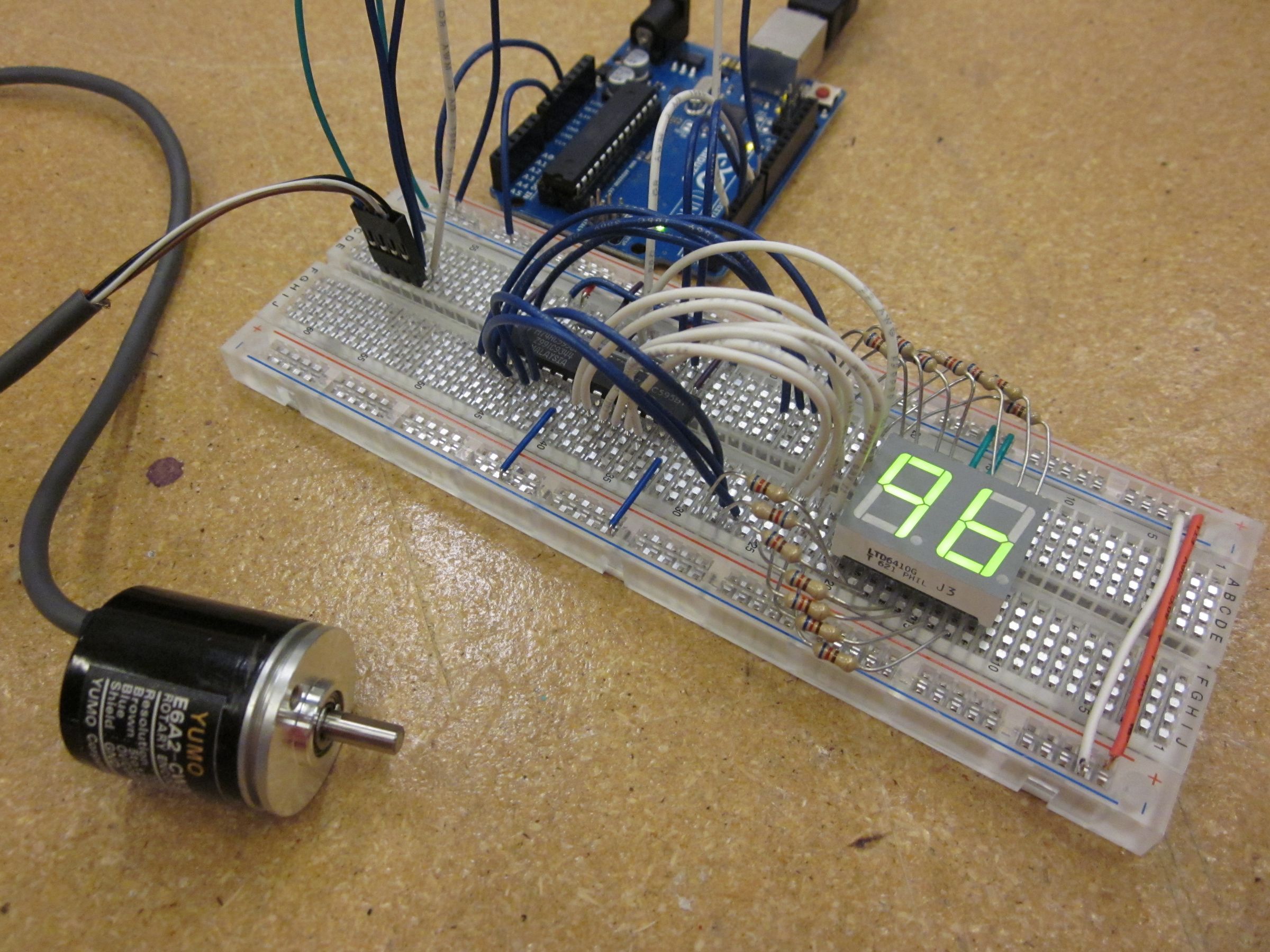 Arduino Powered Rotary Encoders - I Made It at TechShop : 3 Steps ...
