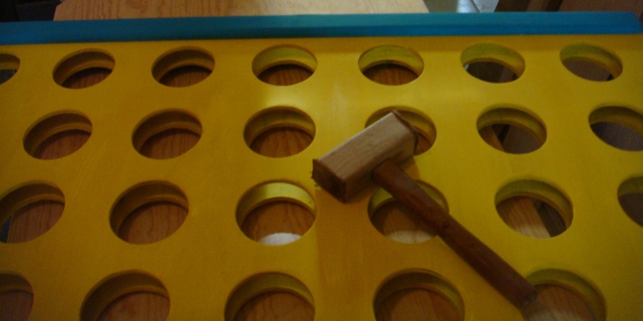 Giant Four Across or Connect Four Game : 12 Steps (with Pictures ...