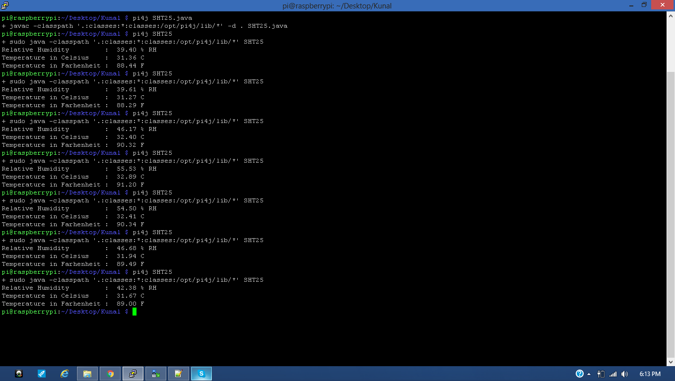 Temperature and Humidity Monitoring Using SHT25 and Raspberry Pi : 5 ...