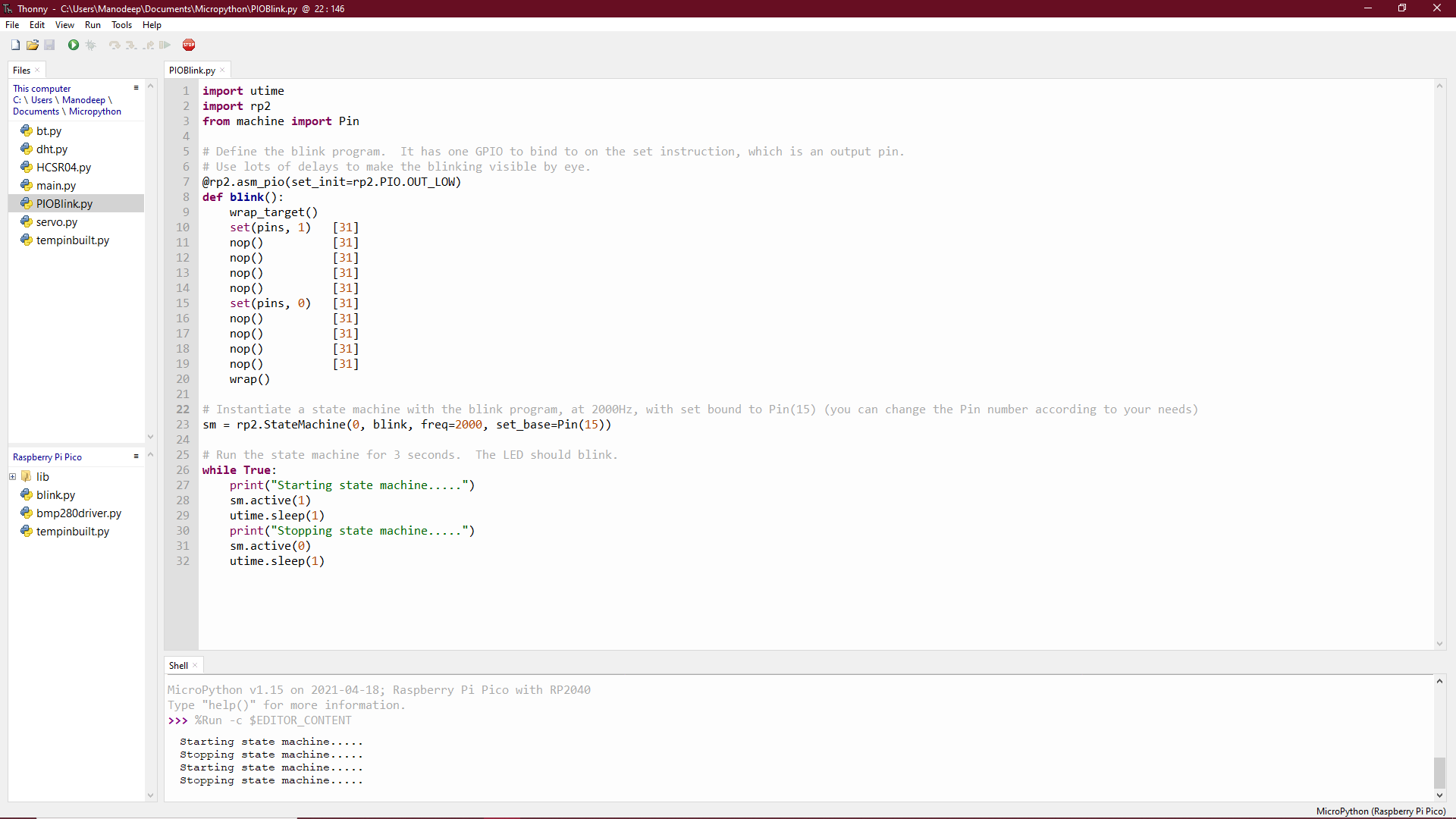 Using PIO of Raspberry Pi Pico : 3 Steps - Instructables
