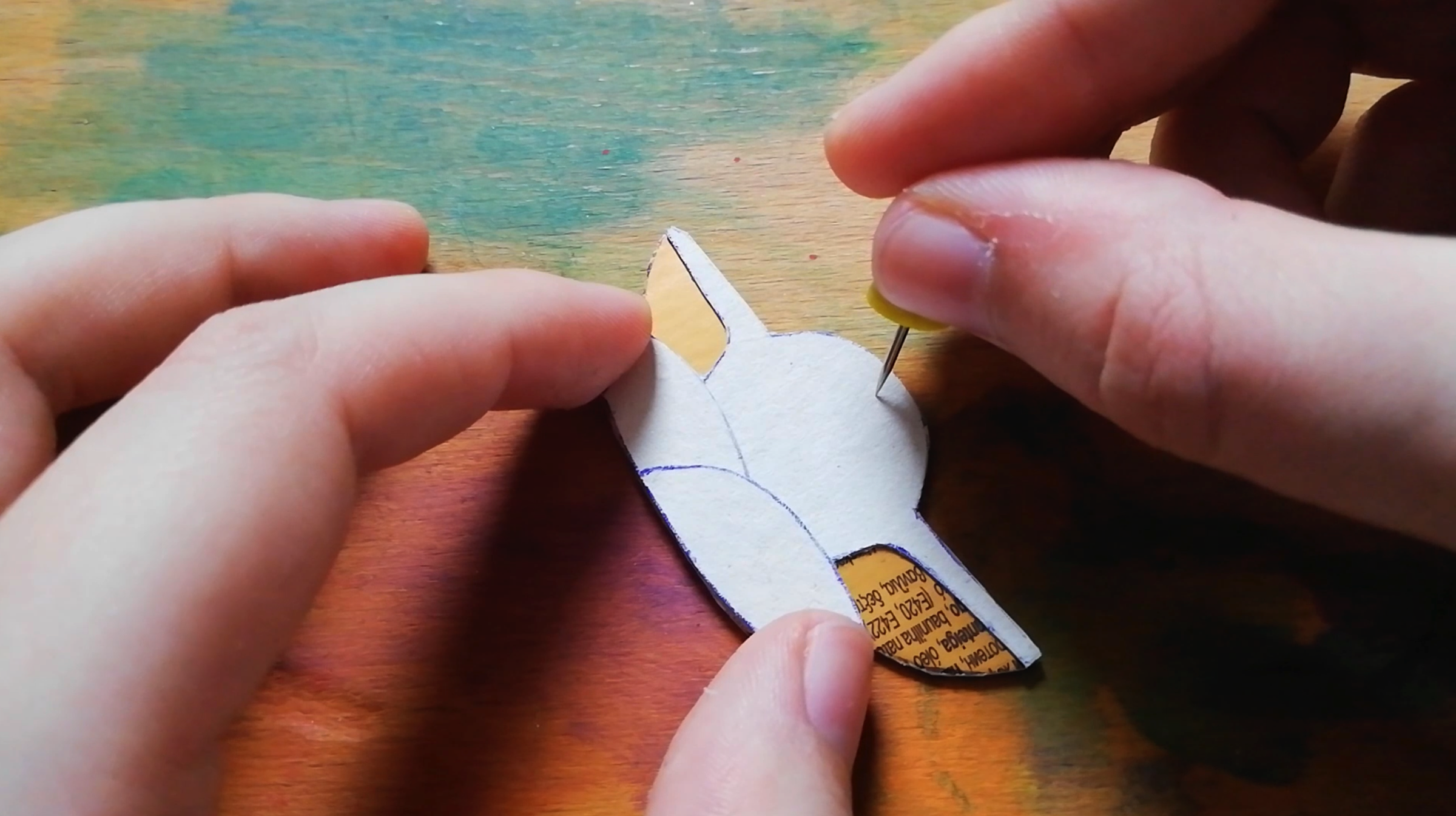 Baby Yoda Cardboard Keychain : 6 Steps (with Pictures) - Instructables