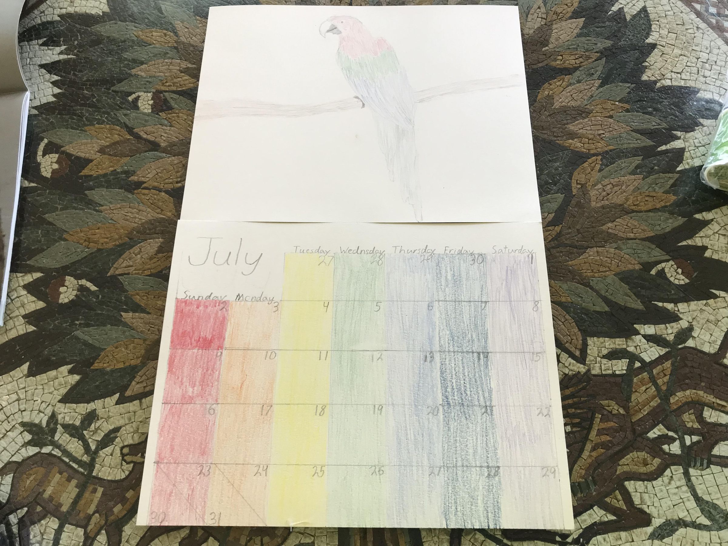 Rainbow Calendar : 13 Steps - Instructables