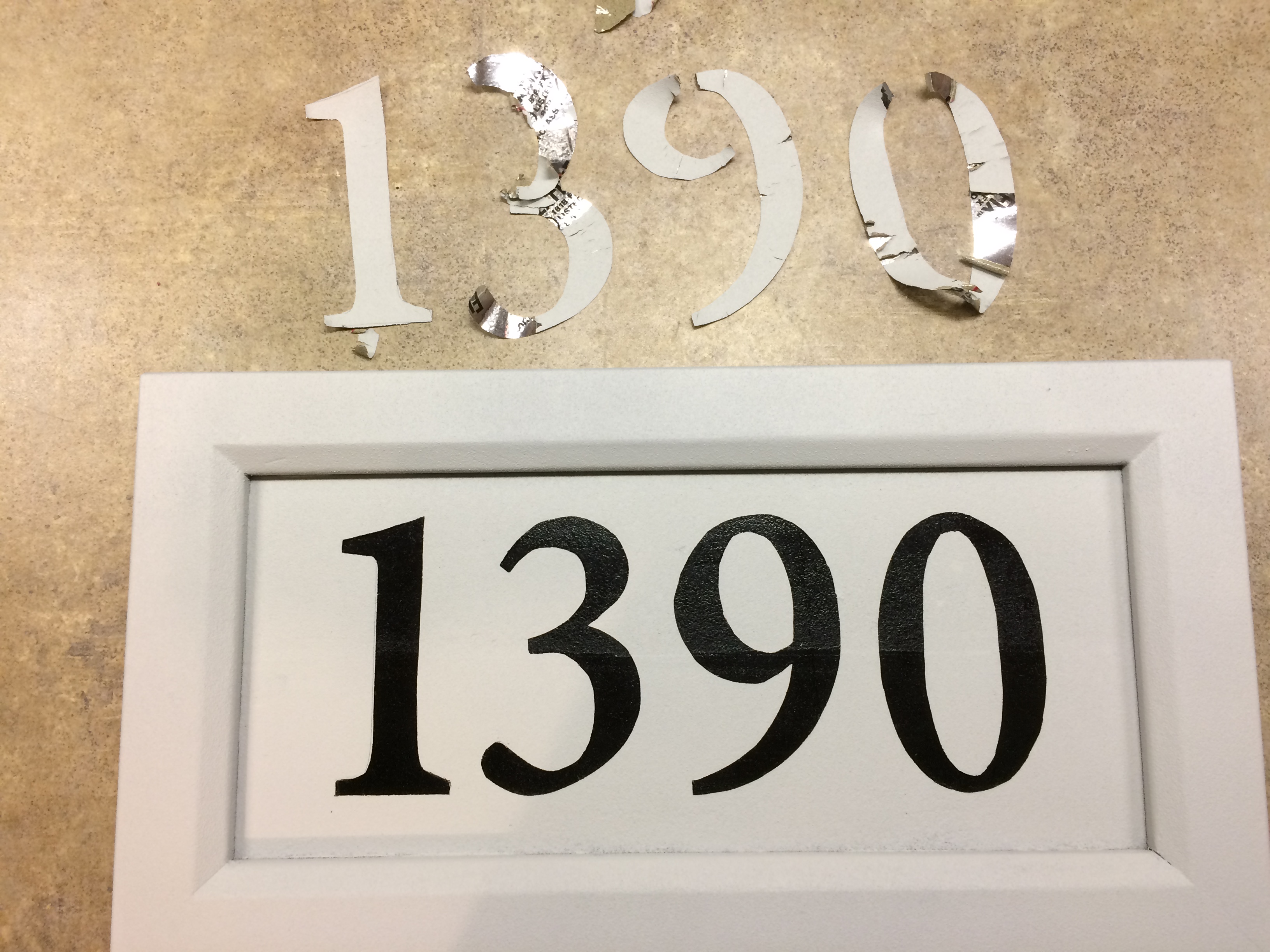 Faux Stone Address Block : 3 Steps (with Pictures) - Instructables