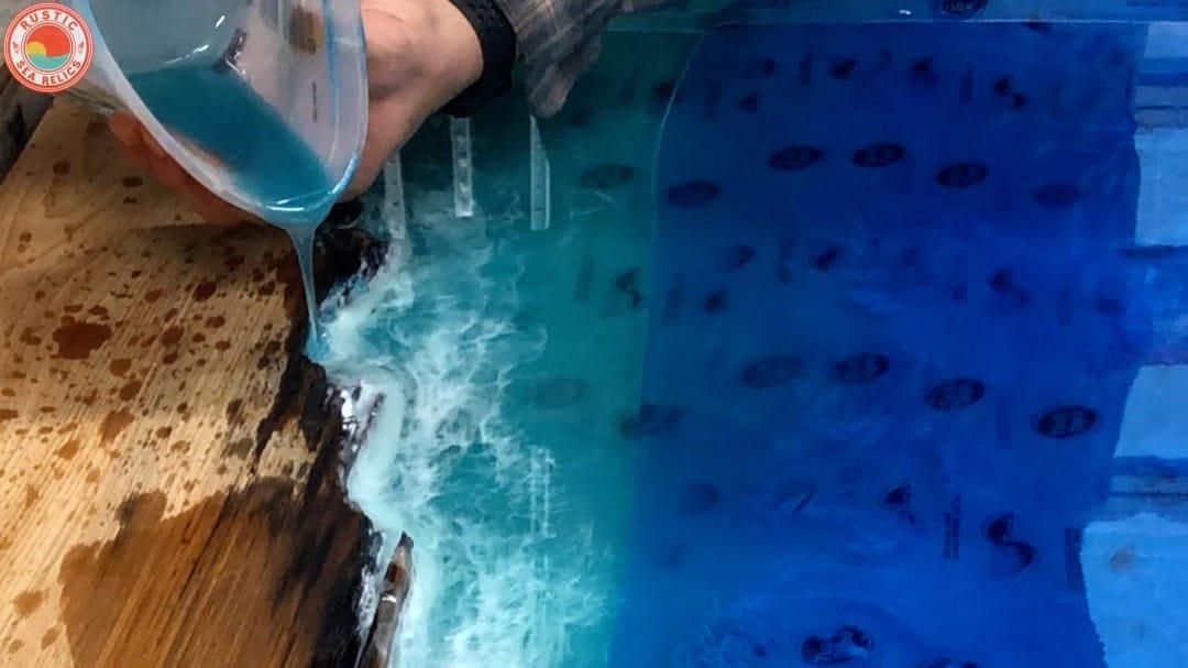 How to Make Epoxy Resin Ocean Art With Waves : 14 Steps (with Pictures ...