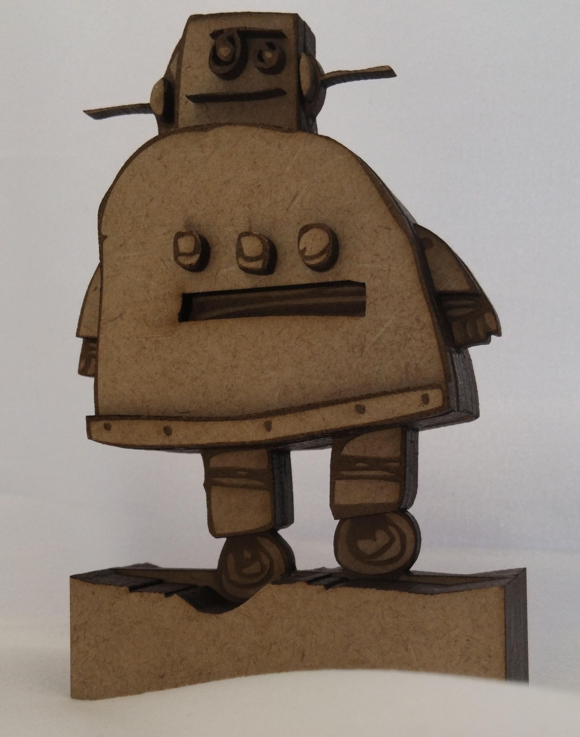 Laser Cut 3D Instructables Robot Model : 9 Steps (with Pictures ...