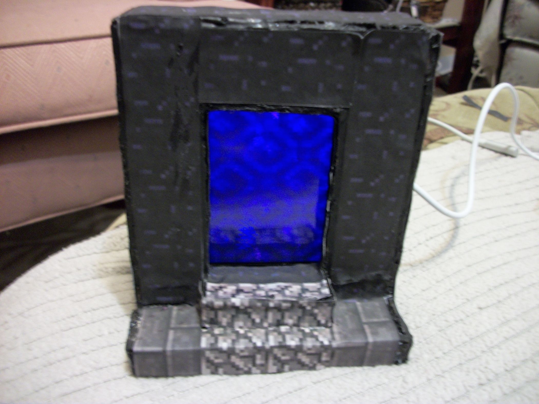 Minecraft Nether Portal IPod Dock : 7 Steps - Instructables