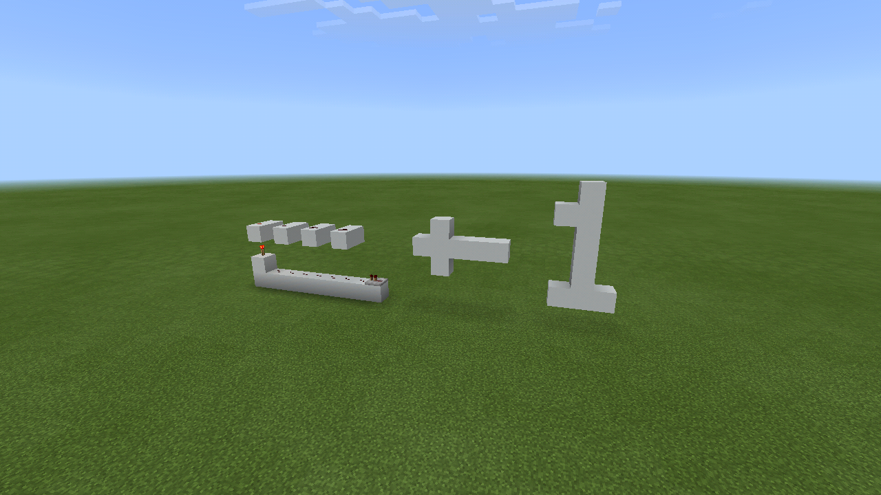 Redstone Addition Calculator in Minectaft : 6 Steps - Instructables