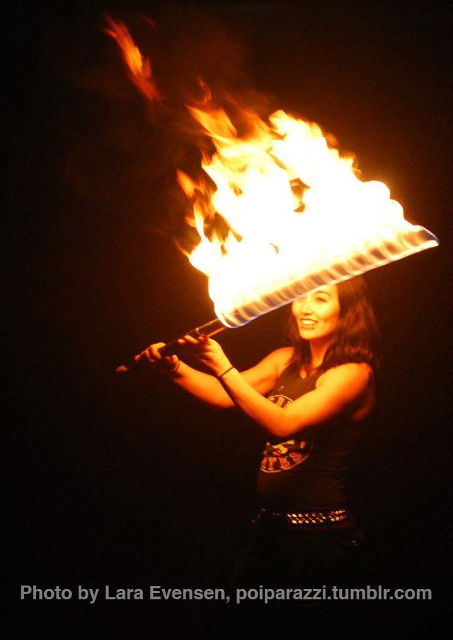 Real Flaming Sword
