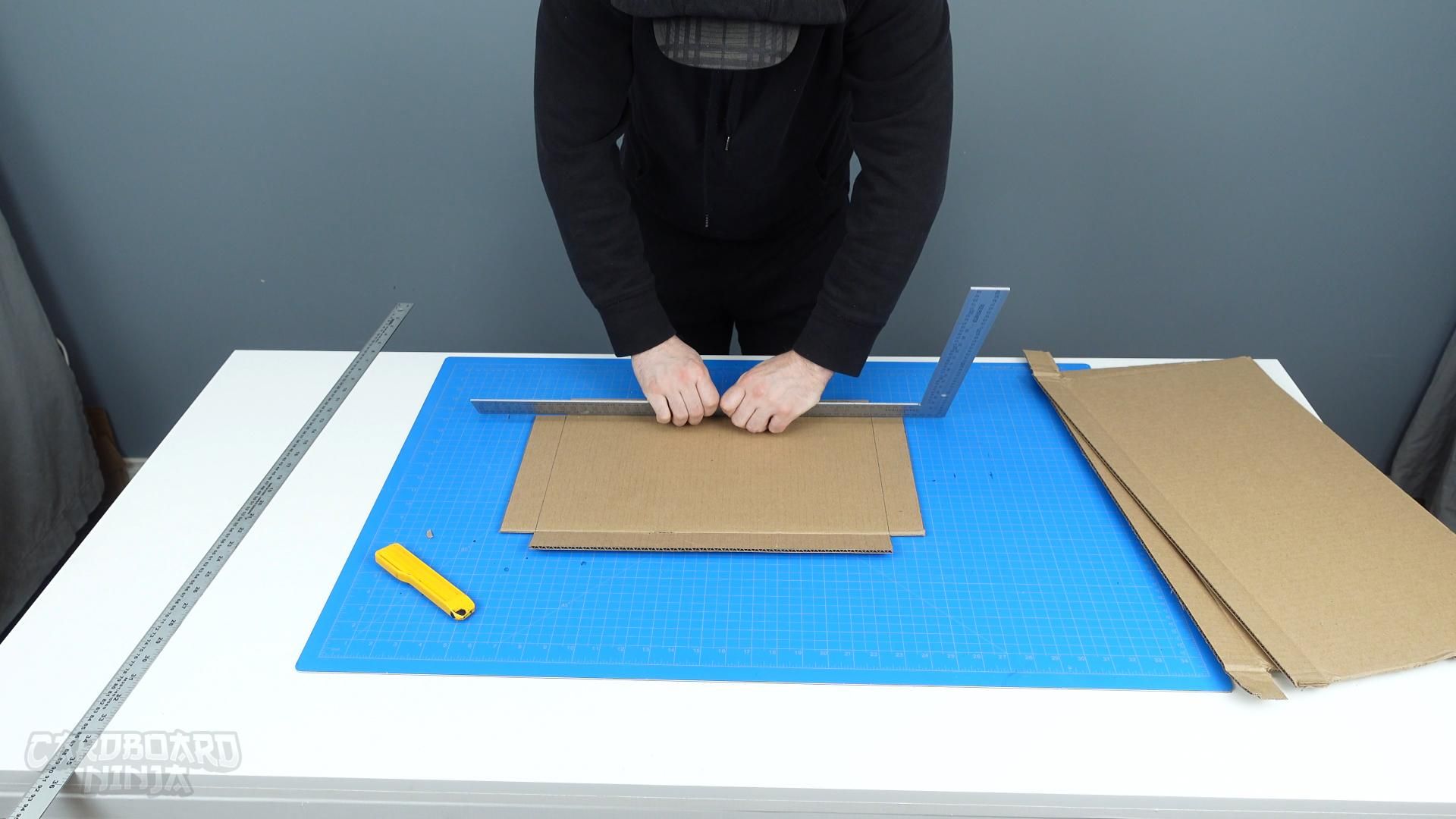 Cardboard Storage Shelf From Single Box : 10 Steps (with Pictures ...