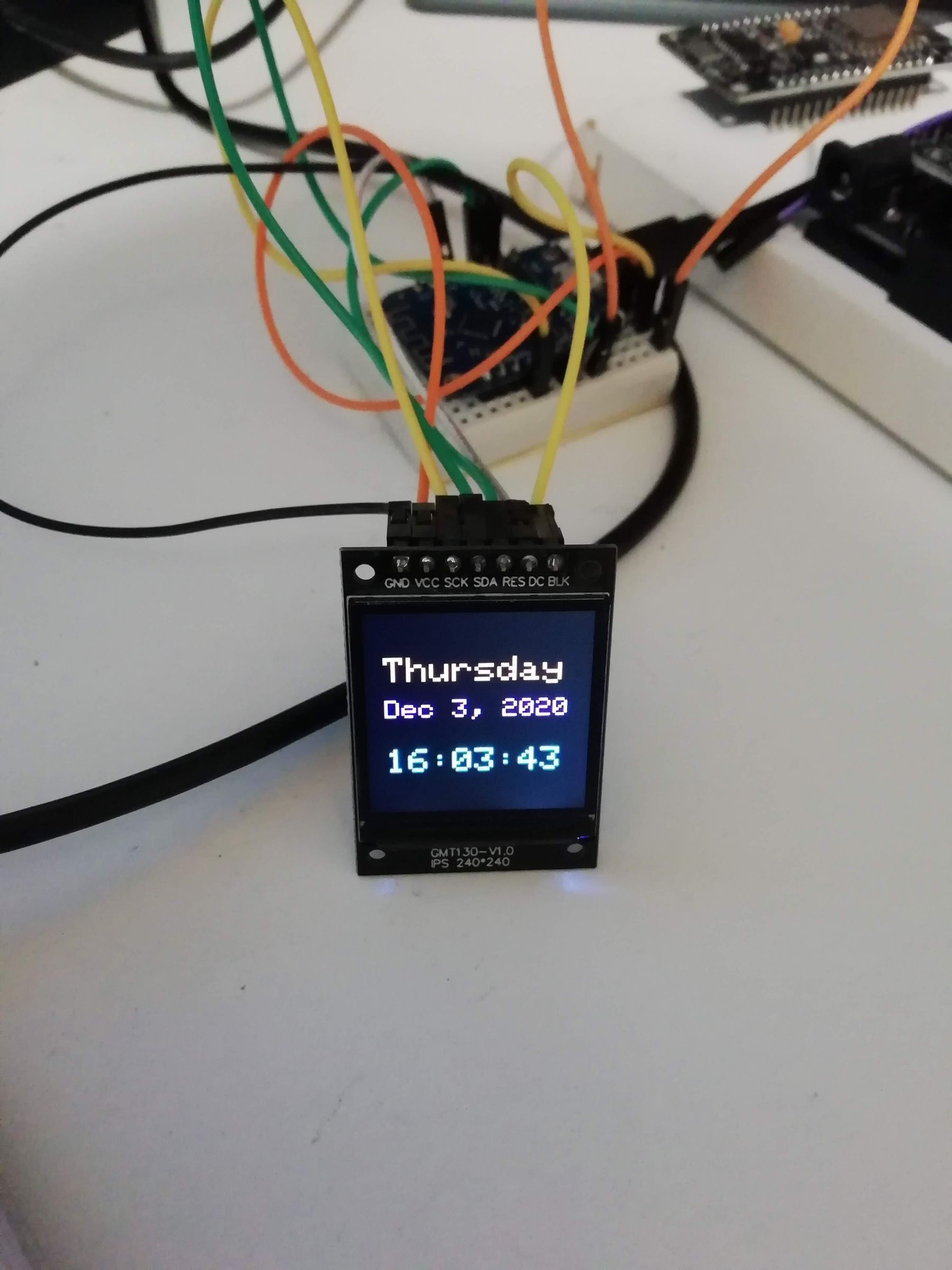 Simplest ESP8266 Local Time Internet Clock With OLED : 4 Steps (with ...